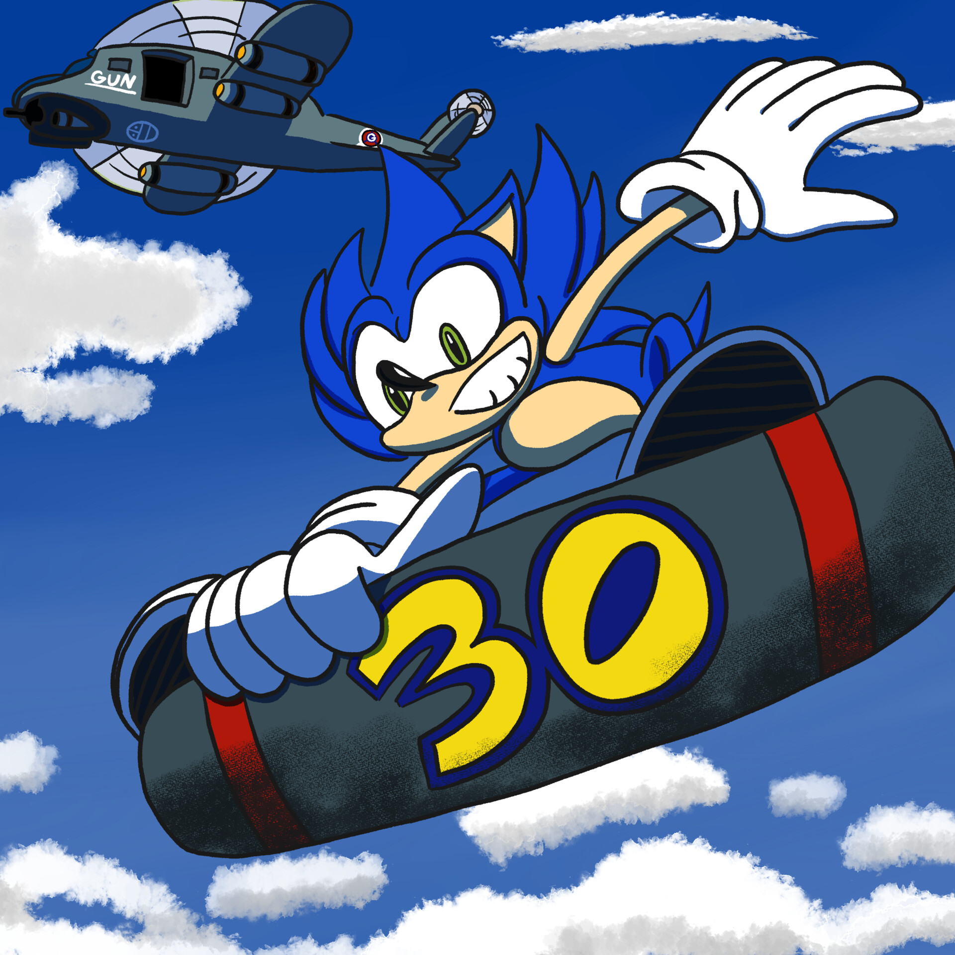 ArtStation - Sonic 30th Anniversary