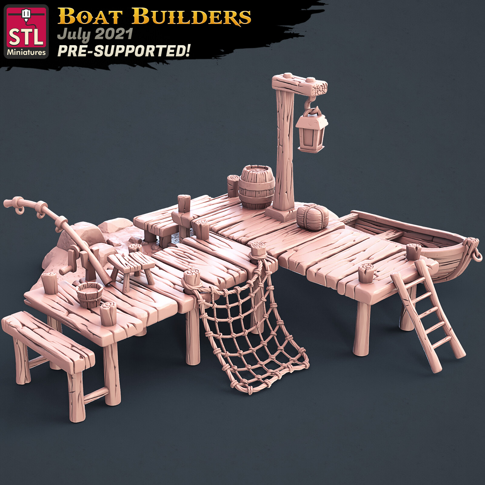 ArtStation - Boat Builder Dock