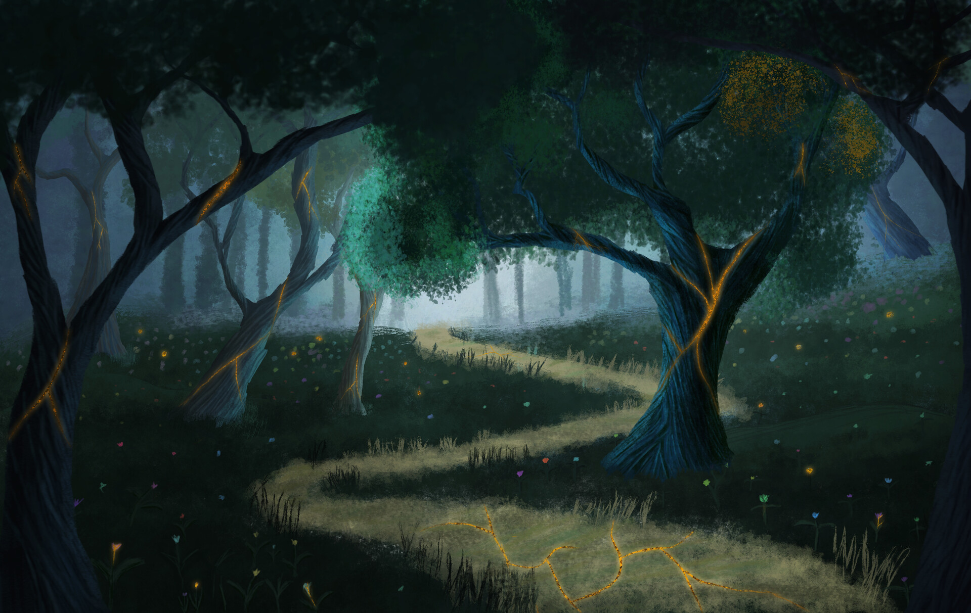 Aaisha Muhammad - Kintsugi Landscape