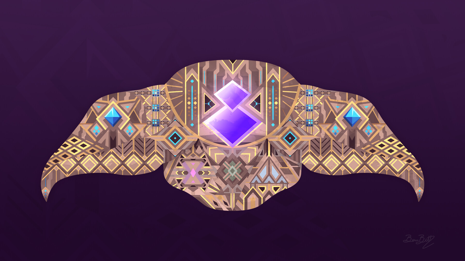 ArtStation - Asura icon (GW2)