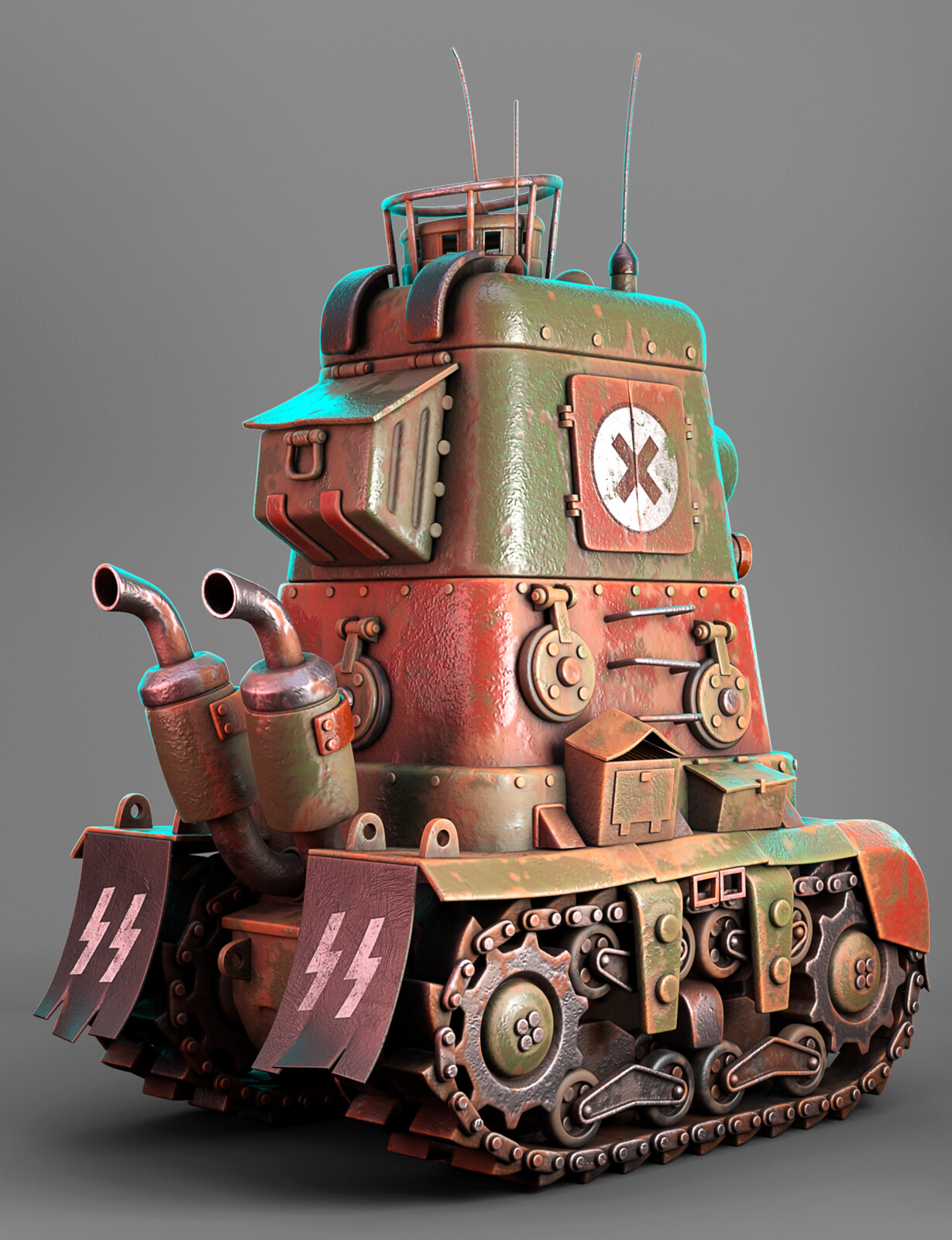 ArtForge - Metal Slug Rebel Army Tank Nop-03 Sarubia