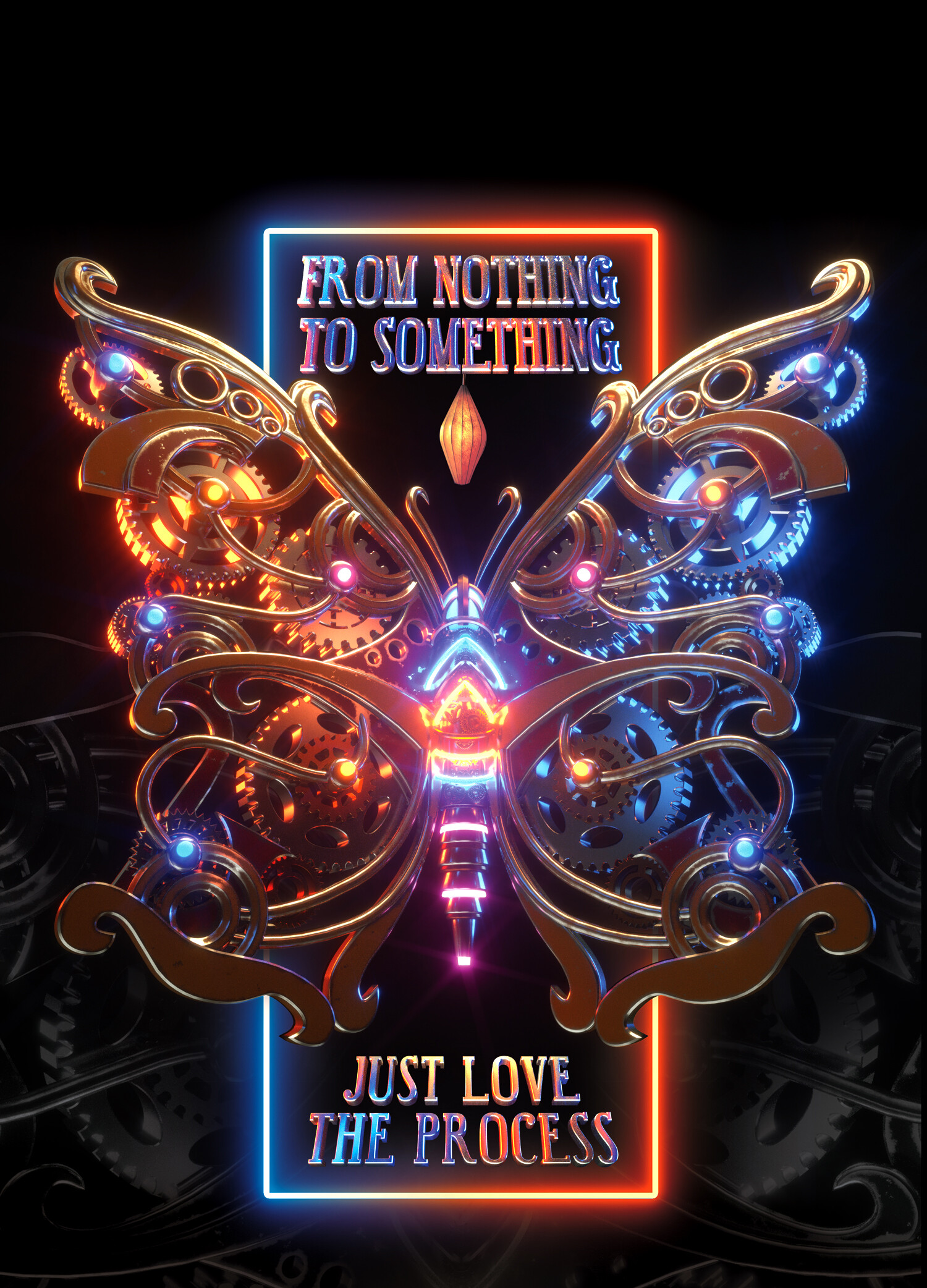 Masamy Sign - Steampunk butterfly