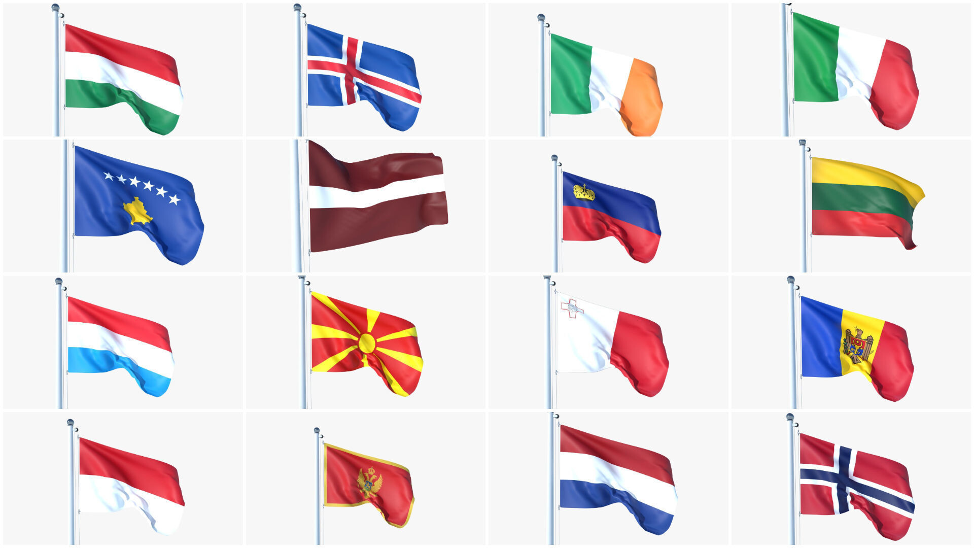 Renatas Perveinis - Animated flags of Europe