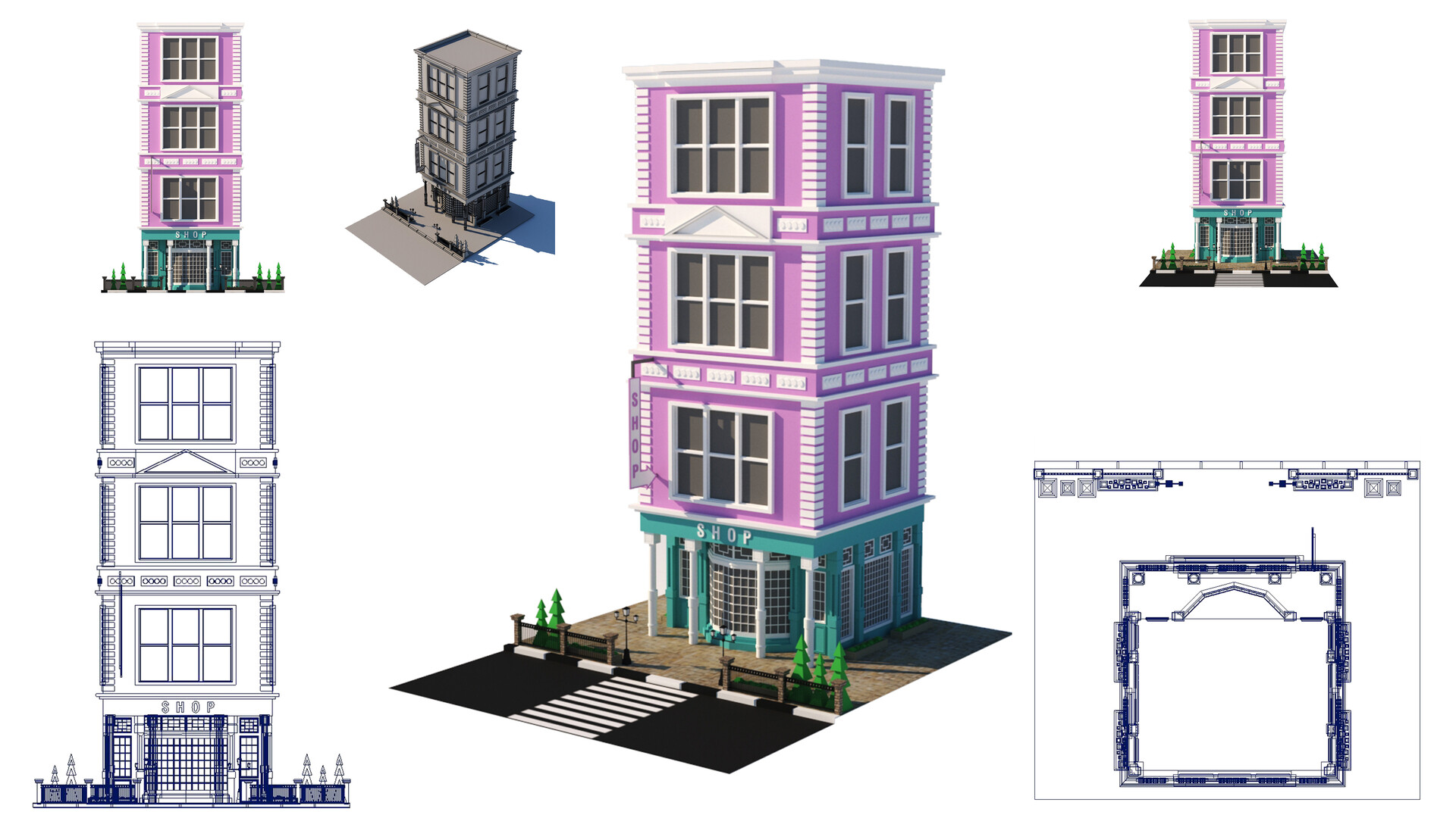 ArtStation - Cartoon house