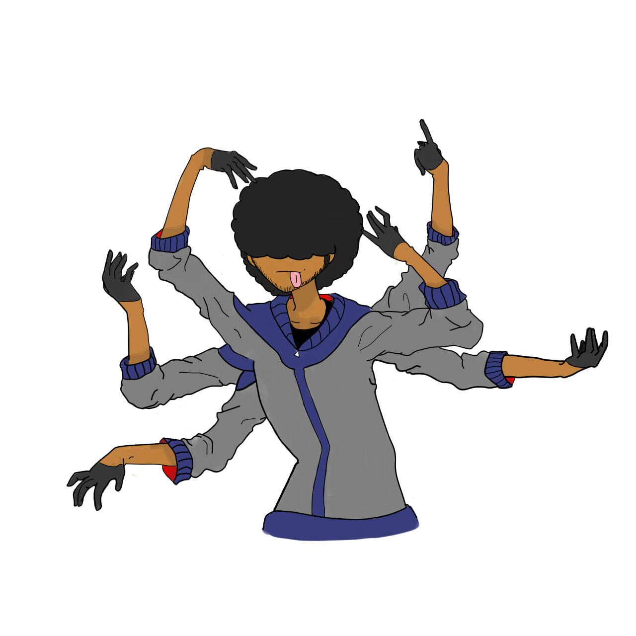 ArtStation - Multi-armed "me"