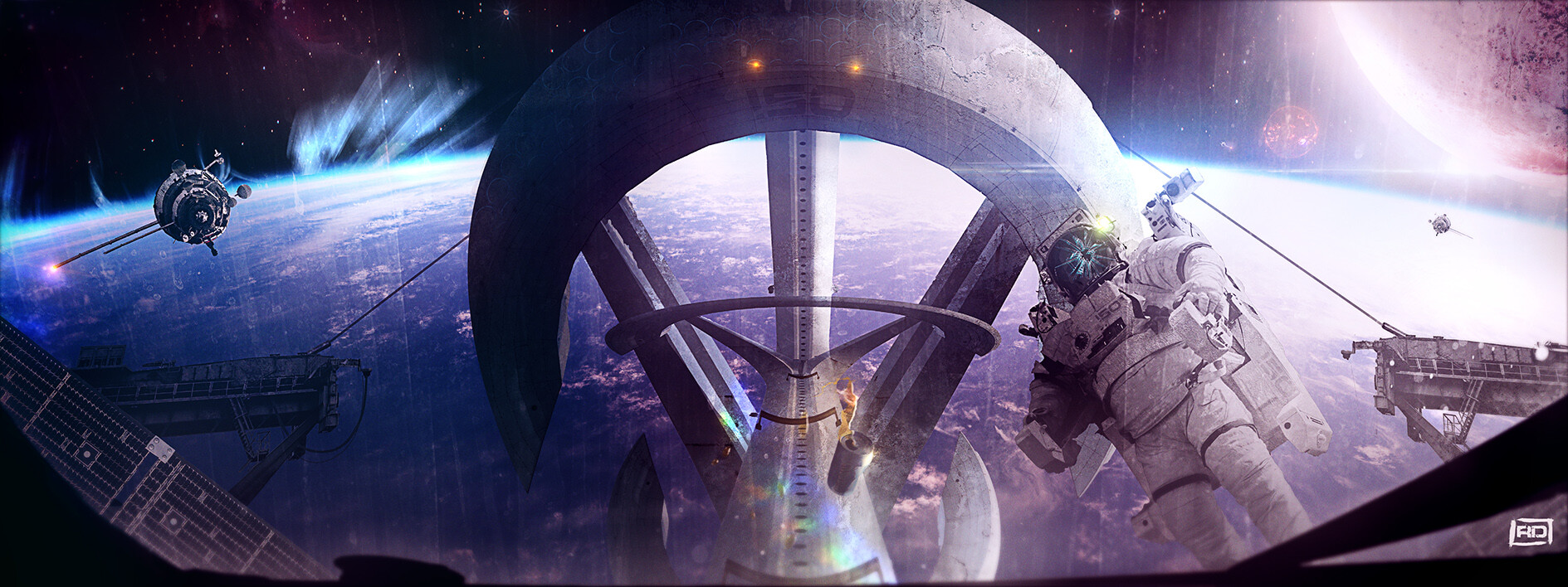 ArtStation - Abandoned space station