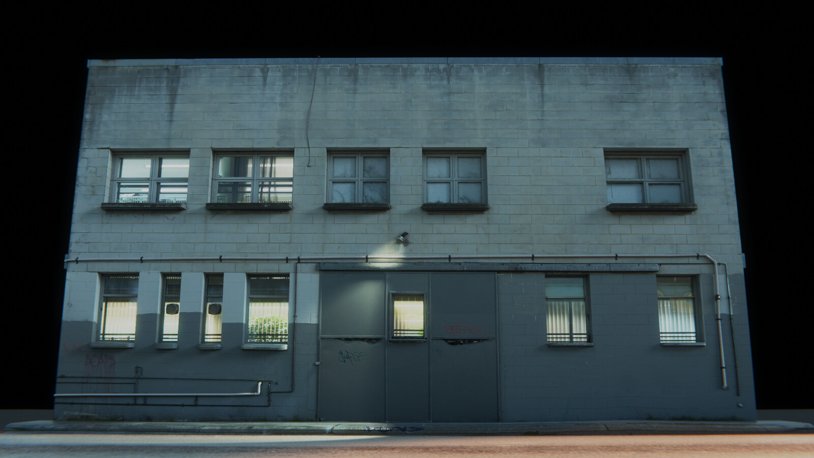 Zachary Macintyre - Grey Alleyway Building + Video Tutorial