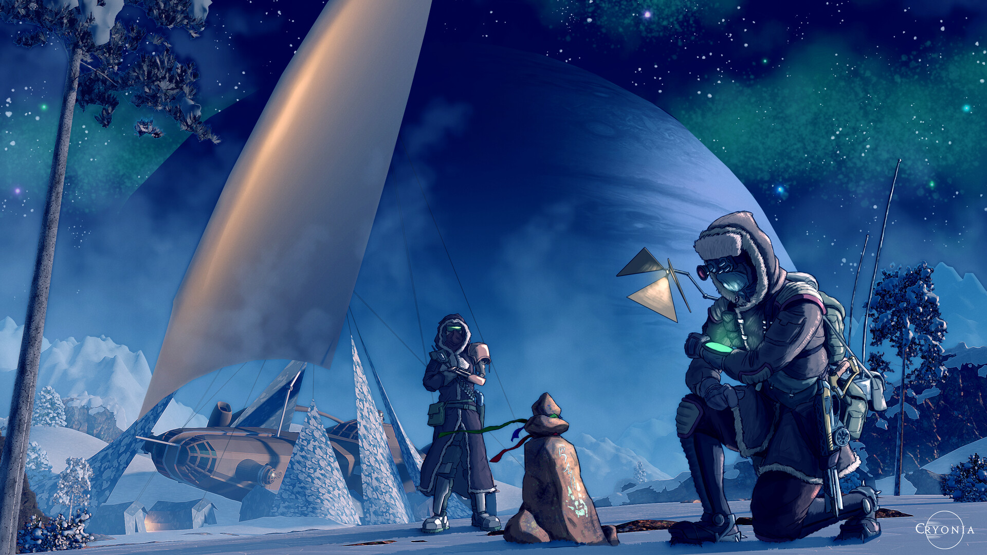 ArtStation - Arrival on Cryonia