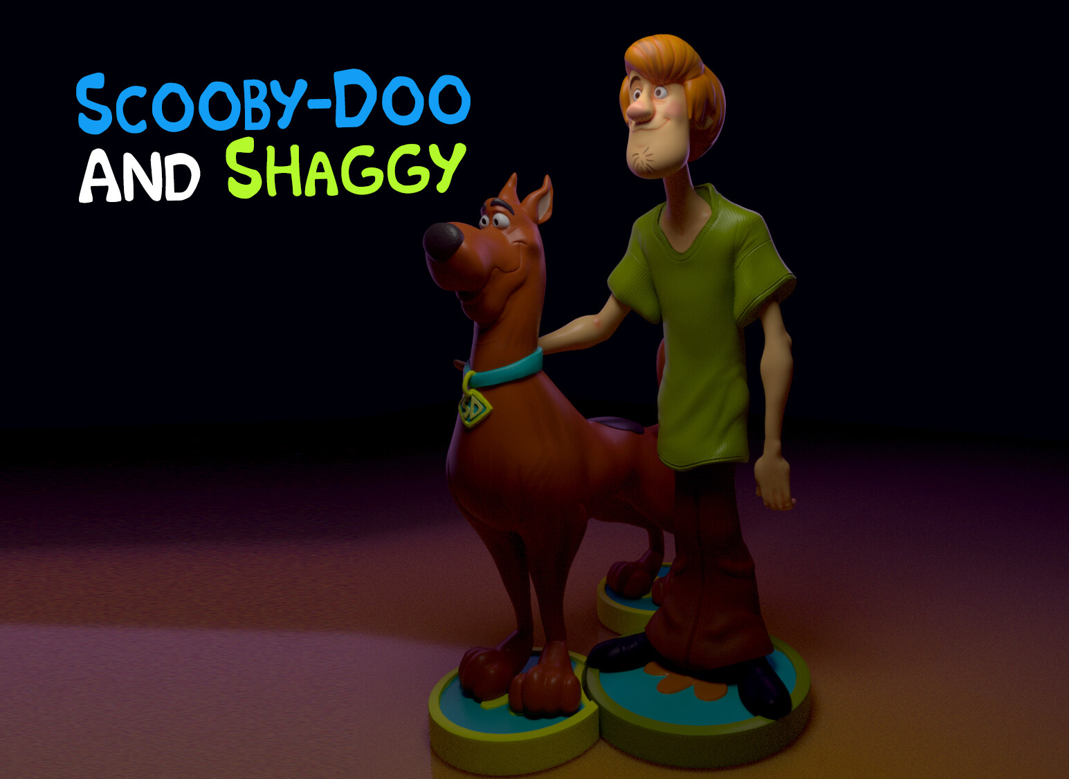 ArtStation - Scooby-Doo and Shaggy for 3d Print