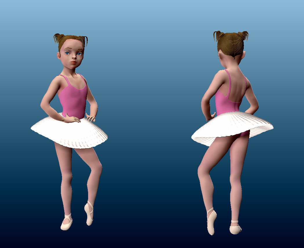 ArtStation - Little ballerina