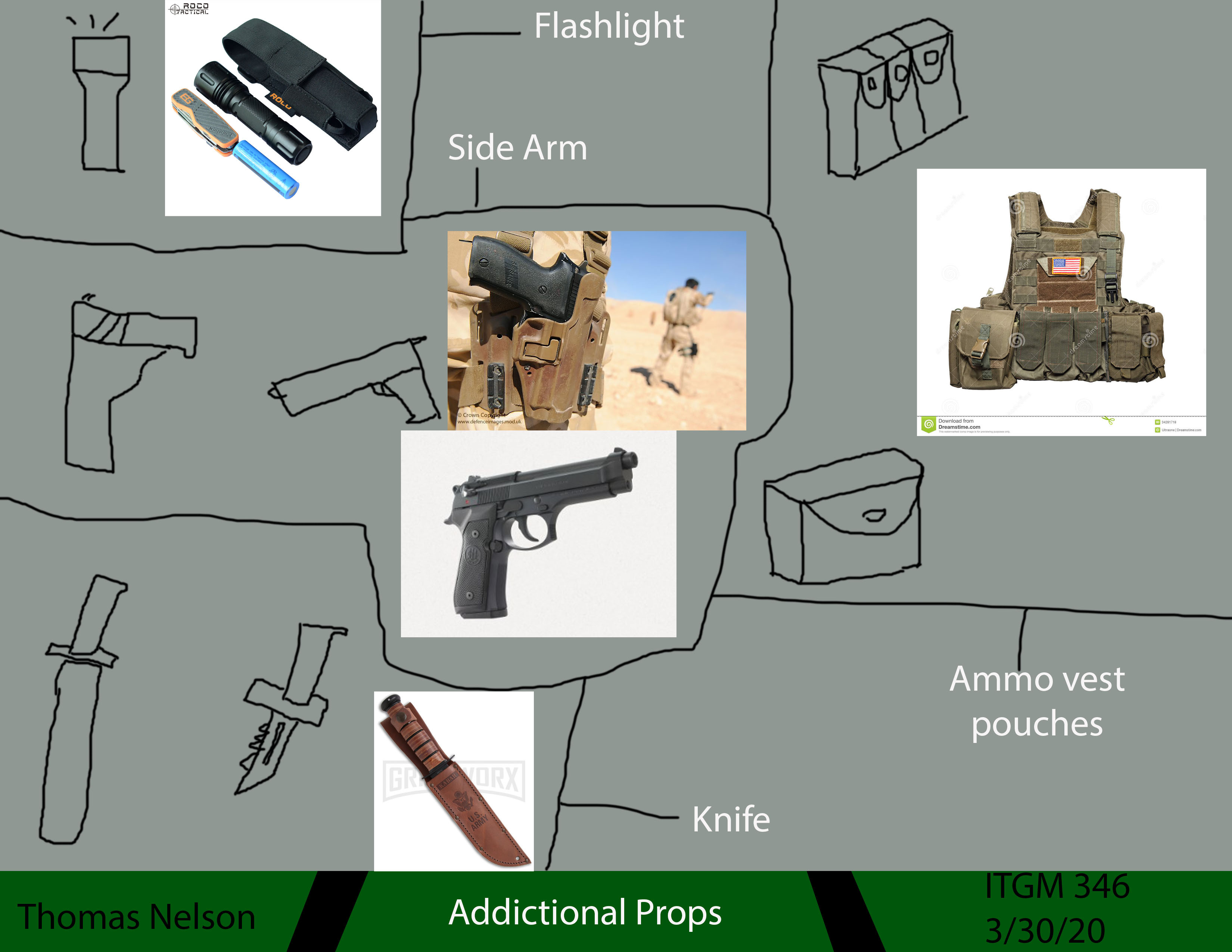 Thomas Nelson - Soldier Props