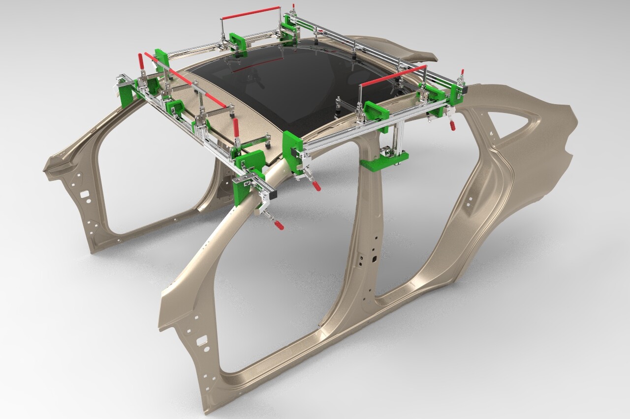 ArtStation - Mercedes Back-Up Window Installation Fixture