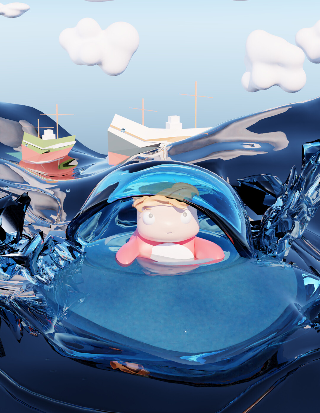 ArtStation - Ghibli 3D fanart for Ponyo