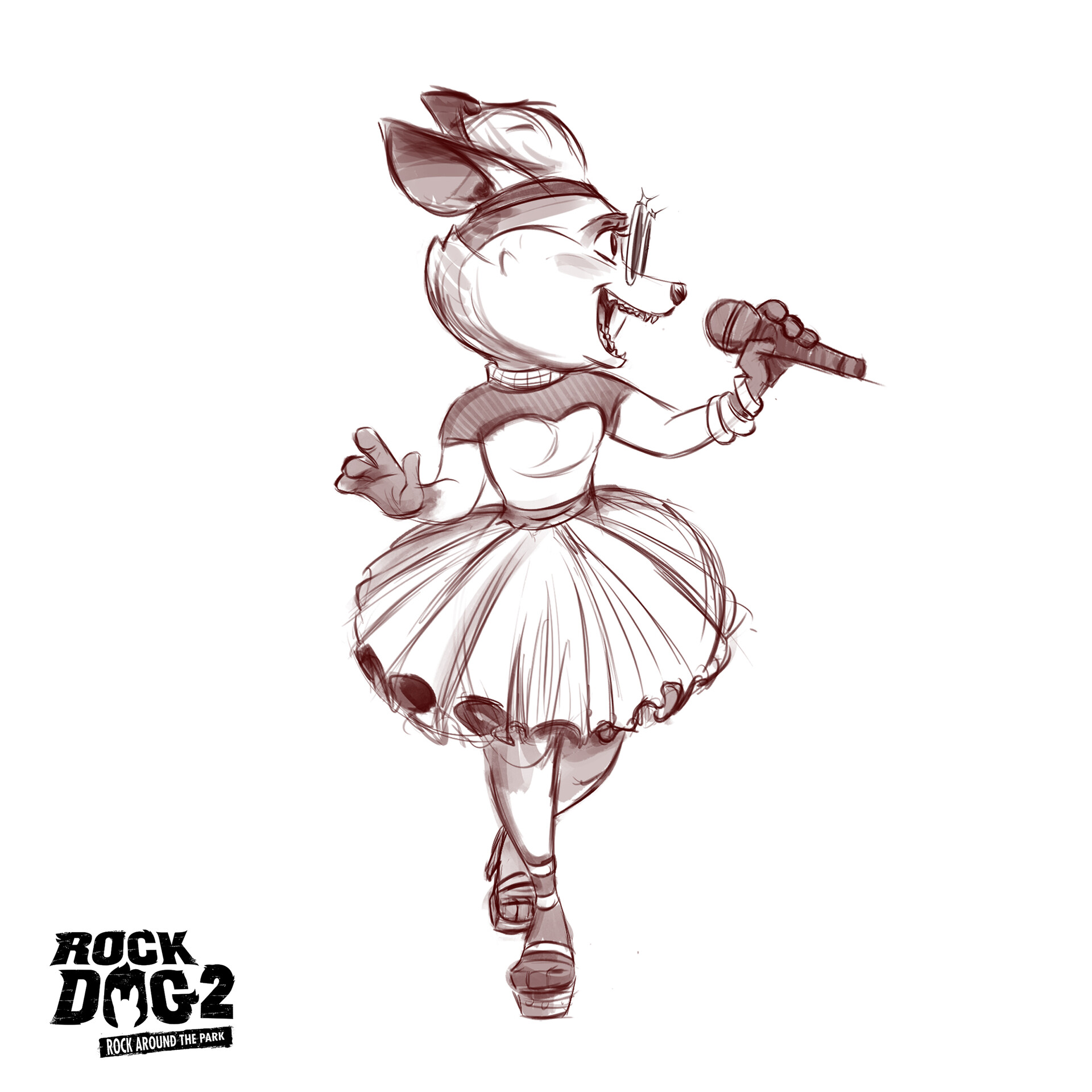 rock dog coloring pages