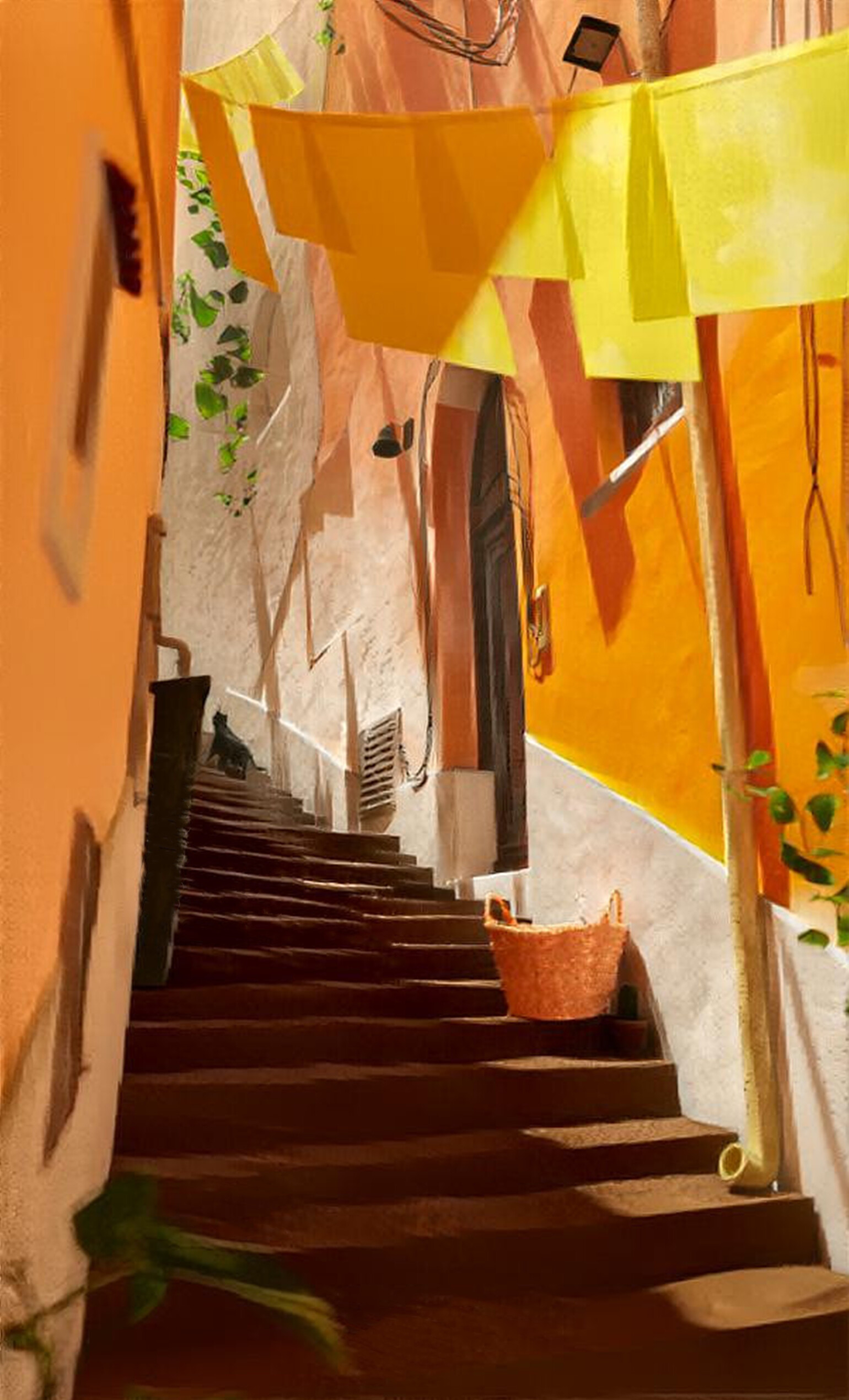 ArtStation - Summer in the village