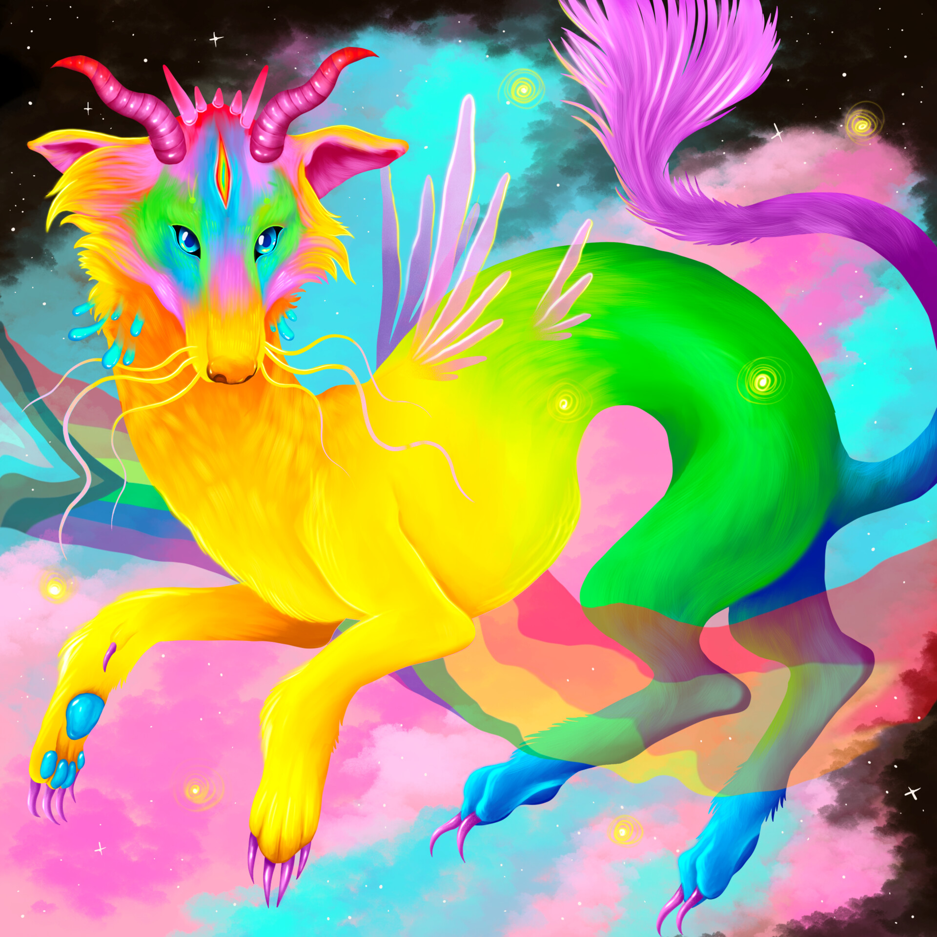 ArtStation - Pride dragon