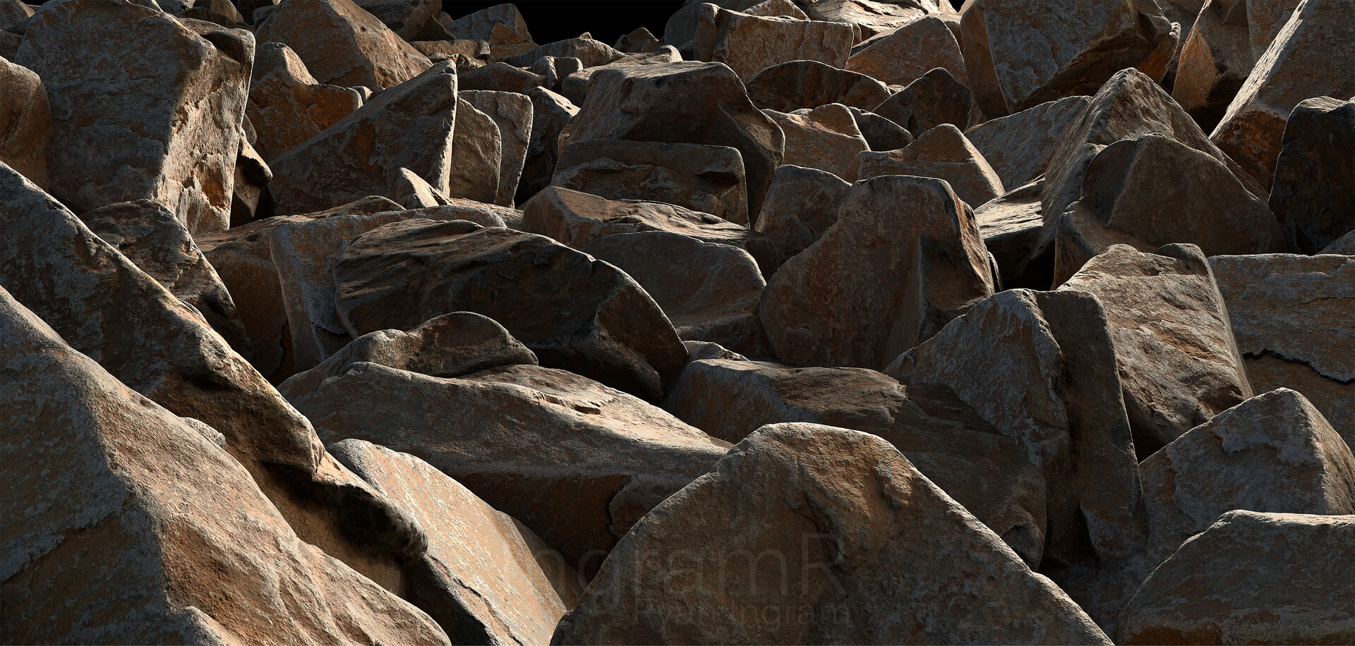 Ryan Ingram - Photogrammetry Asset - Rock - Angular