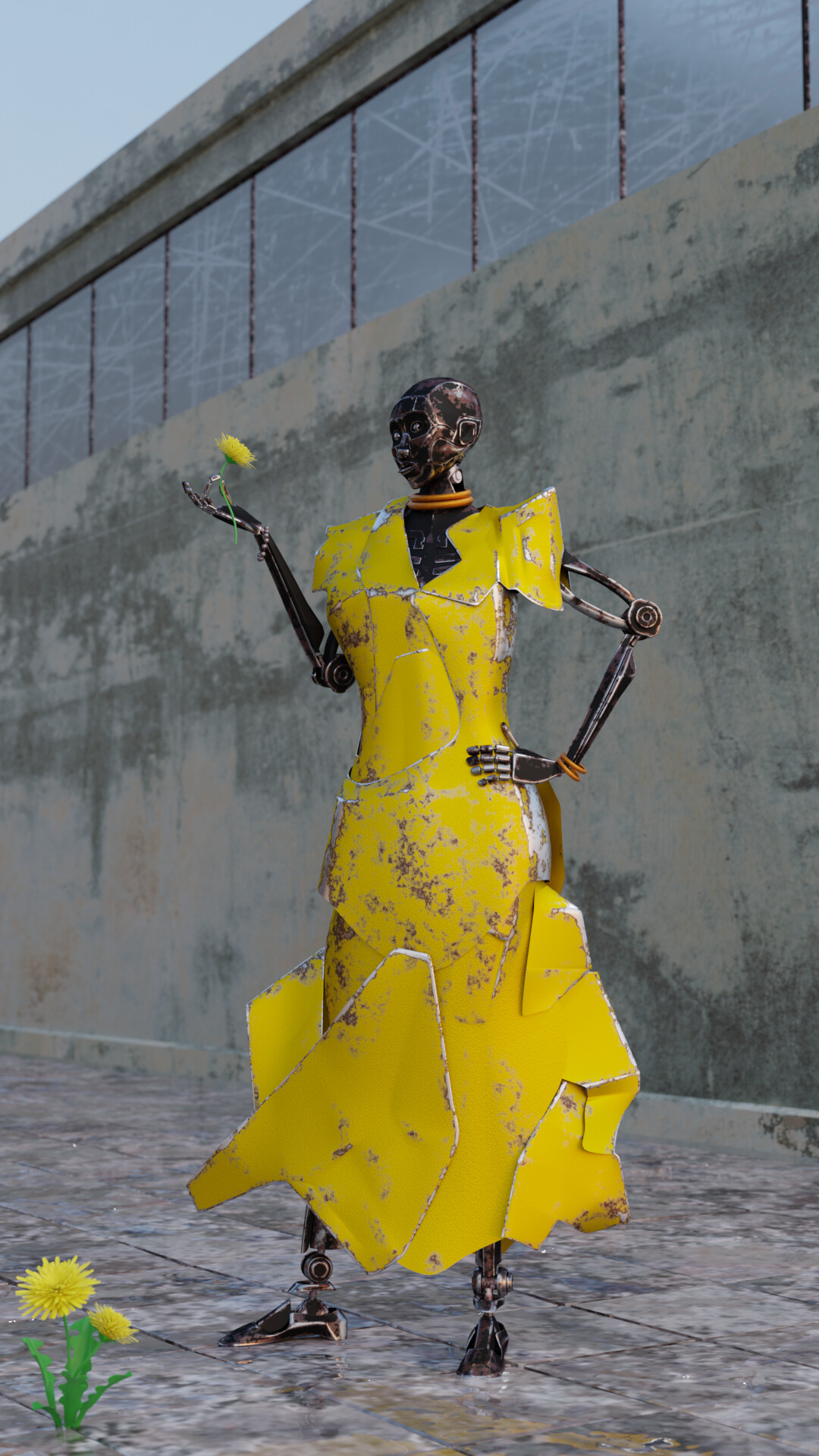 ArtStation - Lady, a little rusty