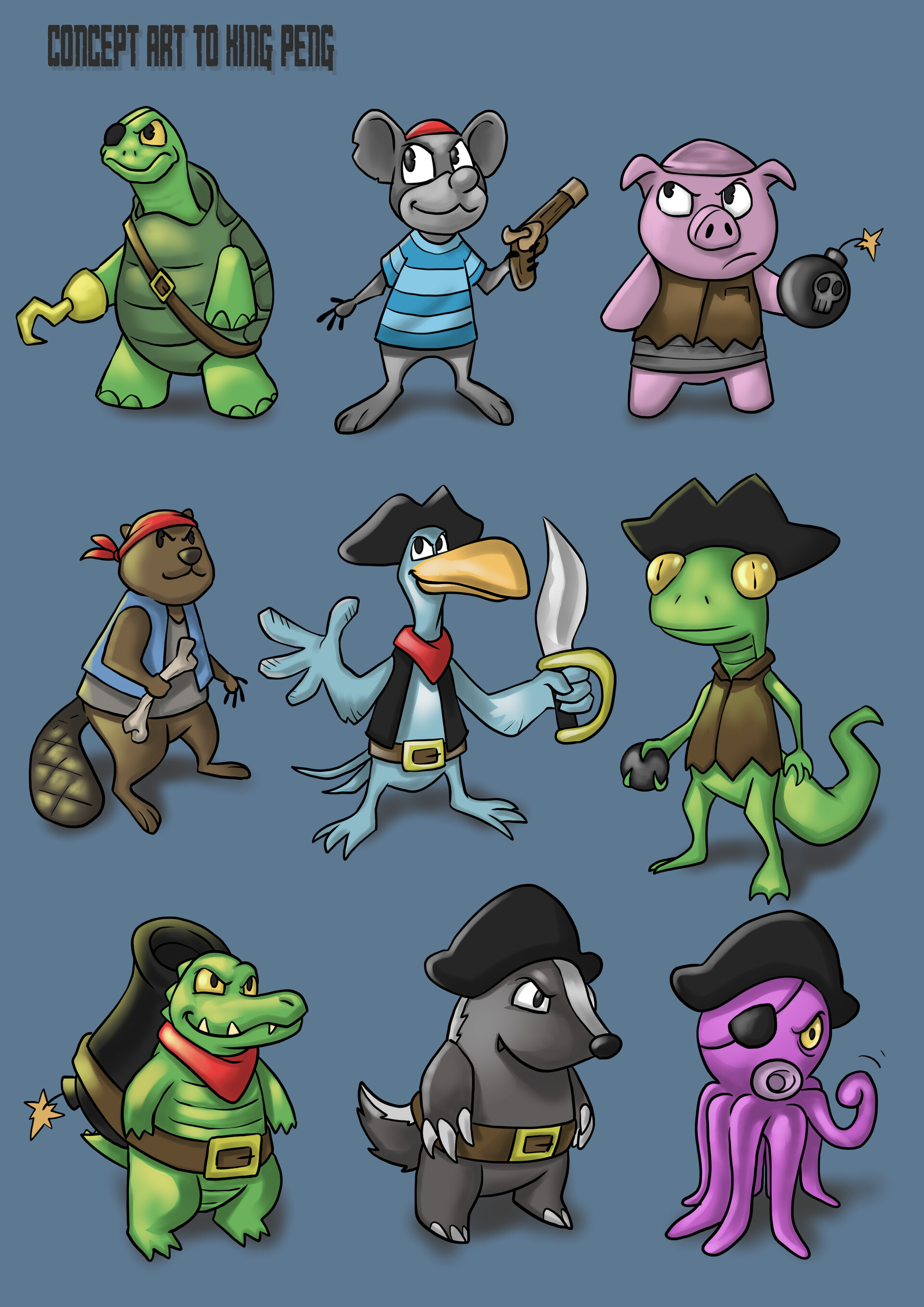 ArtStation - Mobile Character design