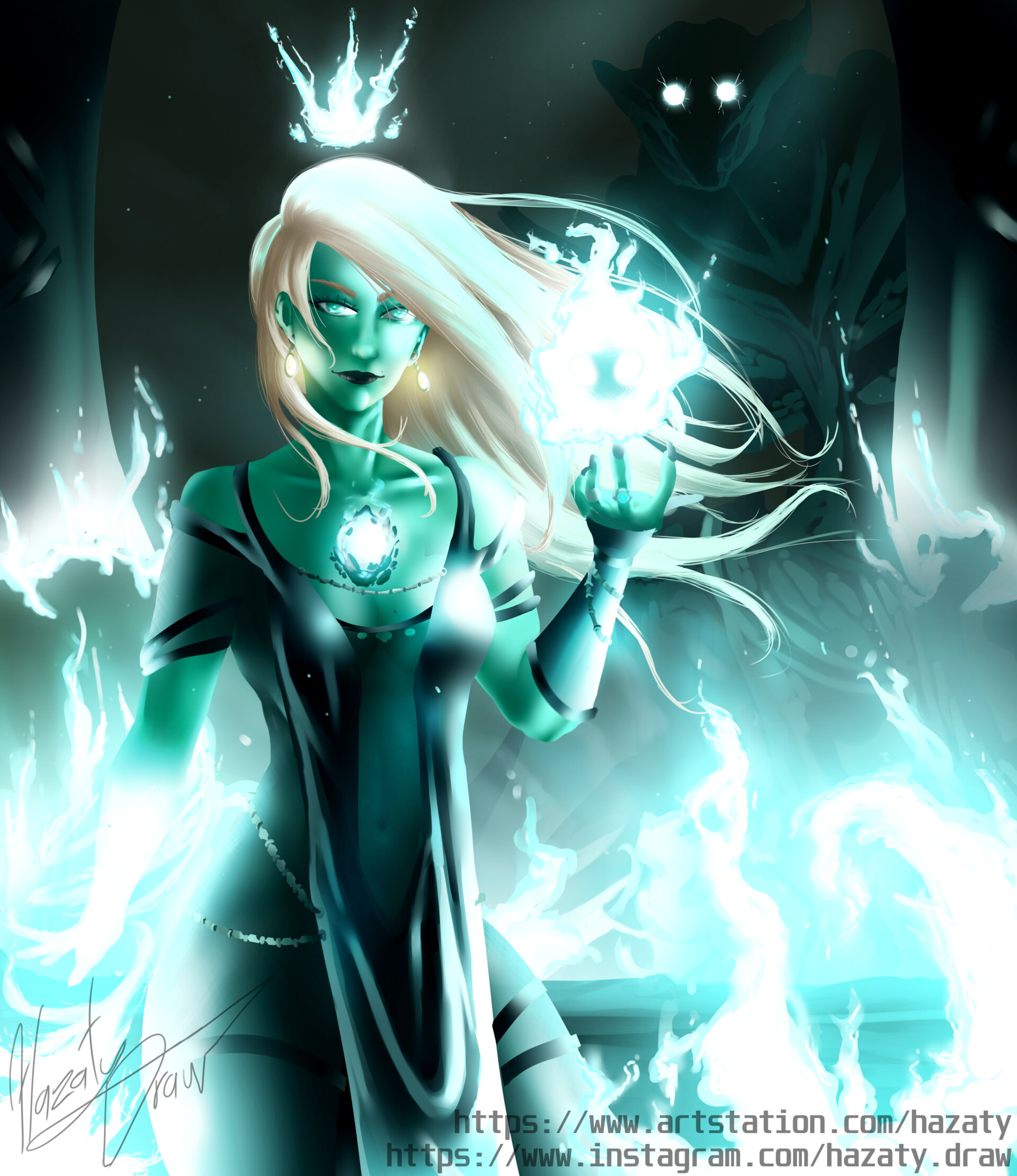 ArtStation - Xenia Princesss of the Shadowlands