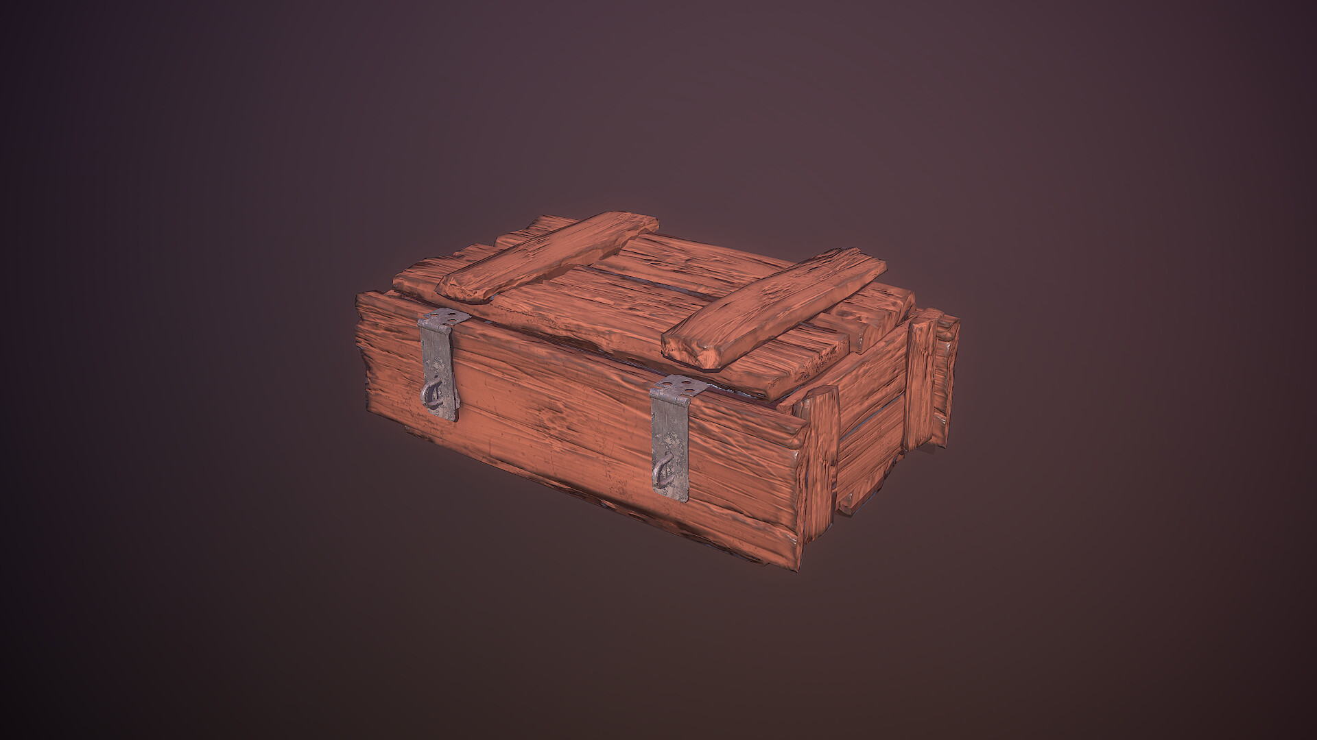 ArtStation - Wooden Box 3d modeling
