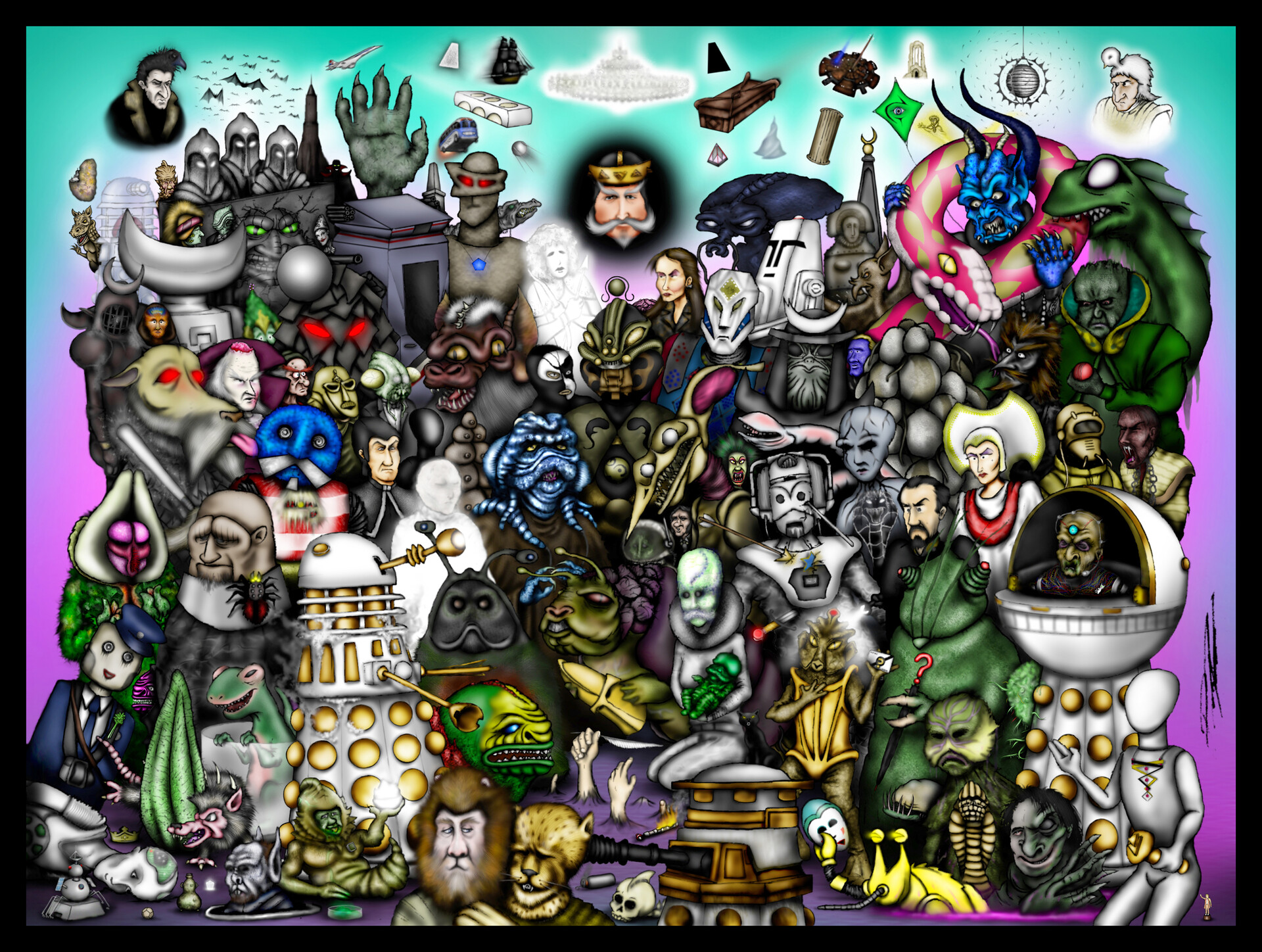 Apocalypse Cartoons Illustrations - Doctor Who: All the Creatures of ...
