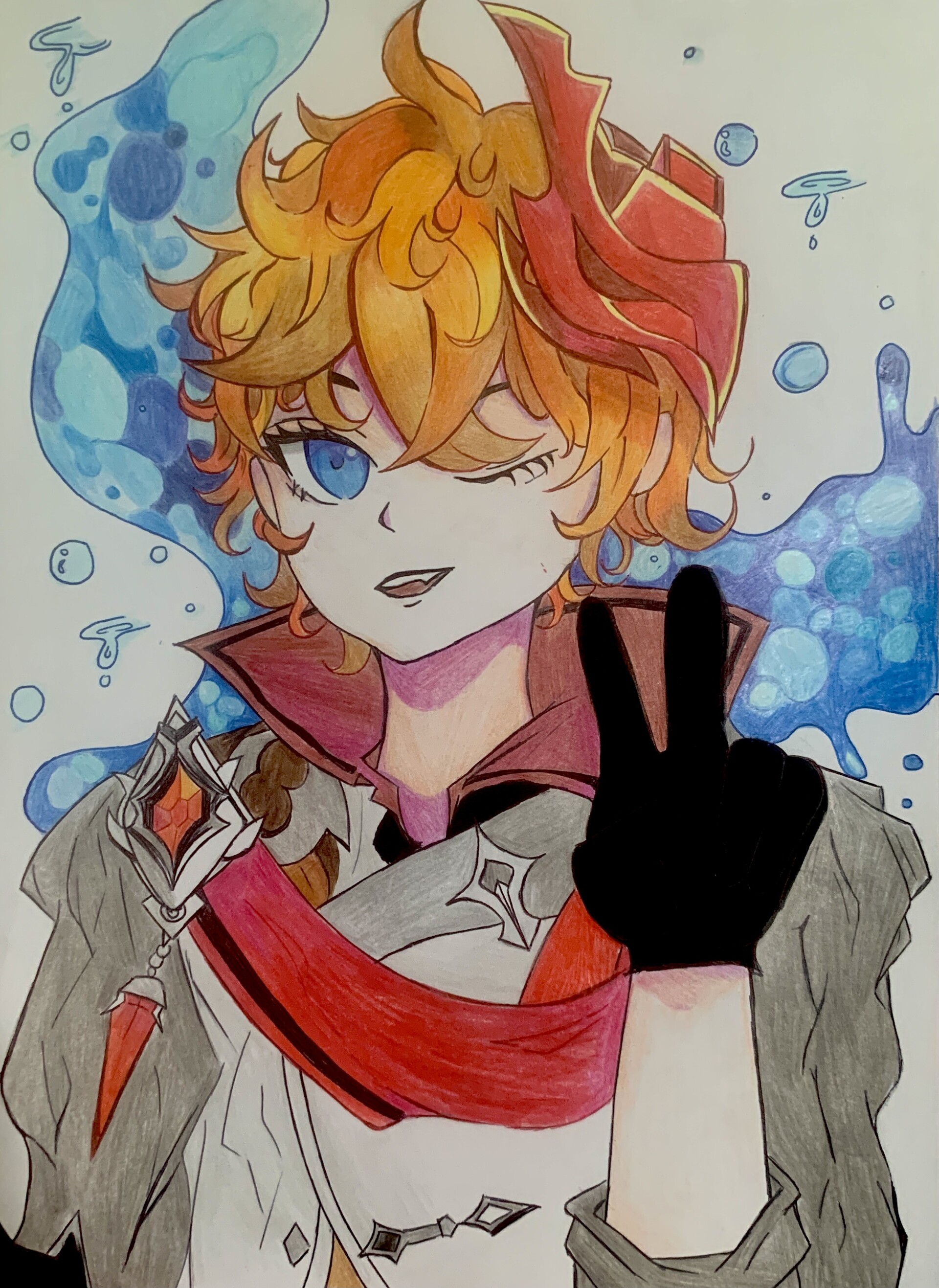 ArtStation - Tartaglia / Childe as a Child (Genshin Impact)