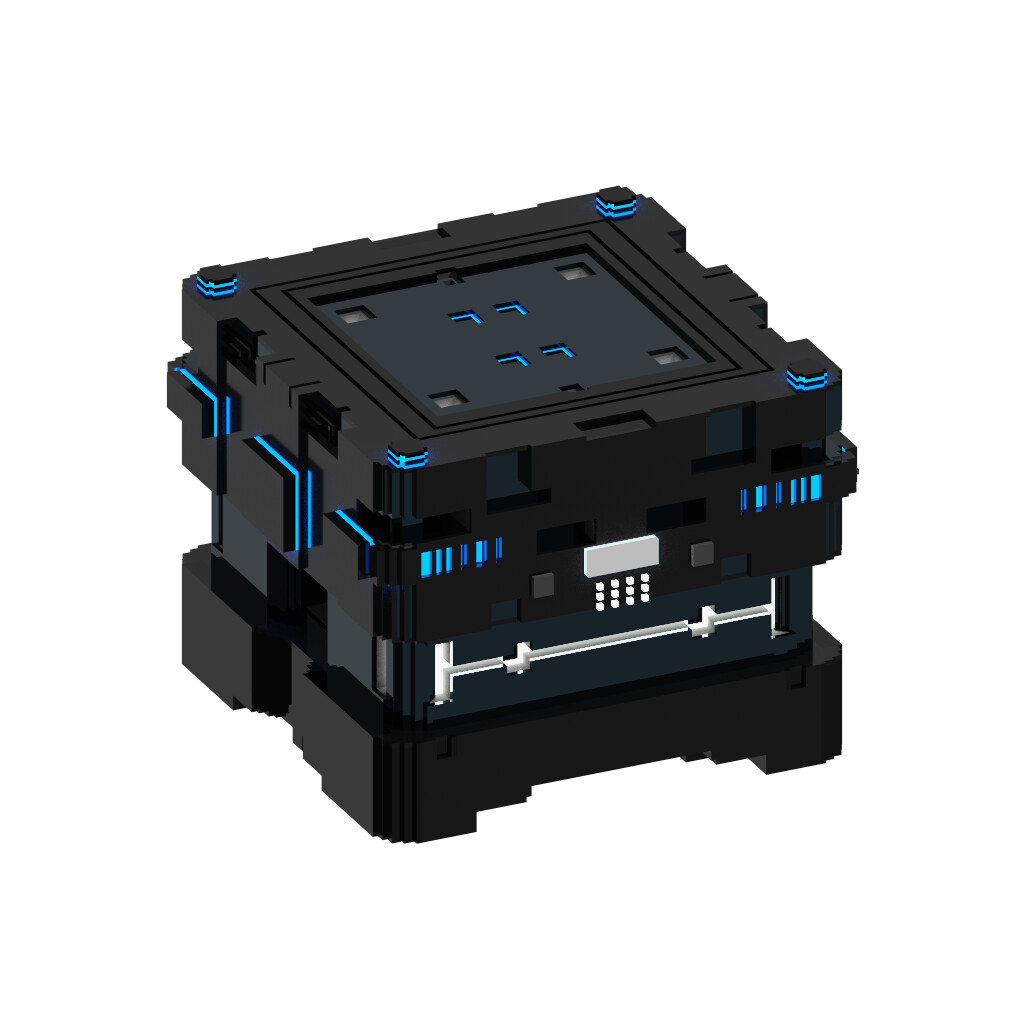 ArtStation - Voxel Loot Box (Sci-Fi)