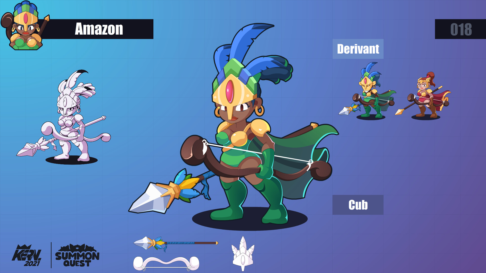 ArtStation - 《Summon Quest》_The character design of the game