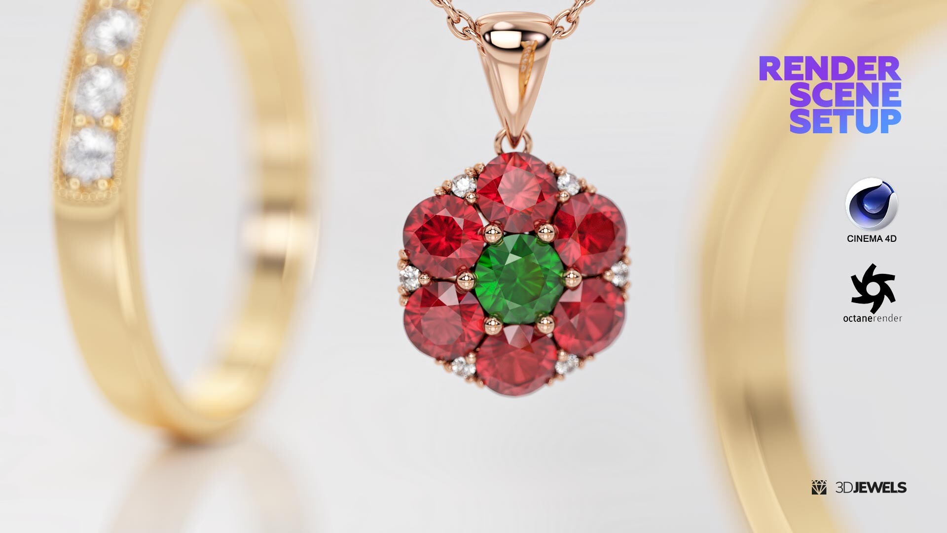 3DJewels - Realistic Scene for Jewelry Rendering in Cinema 4D with ...
