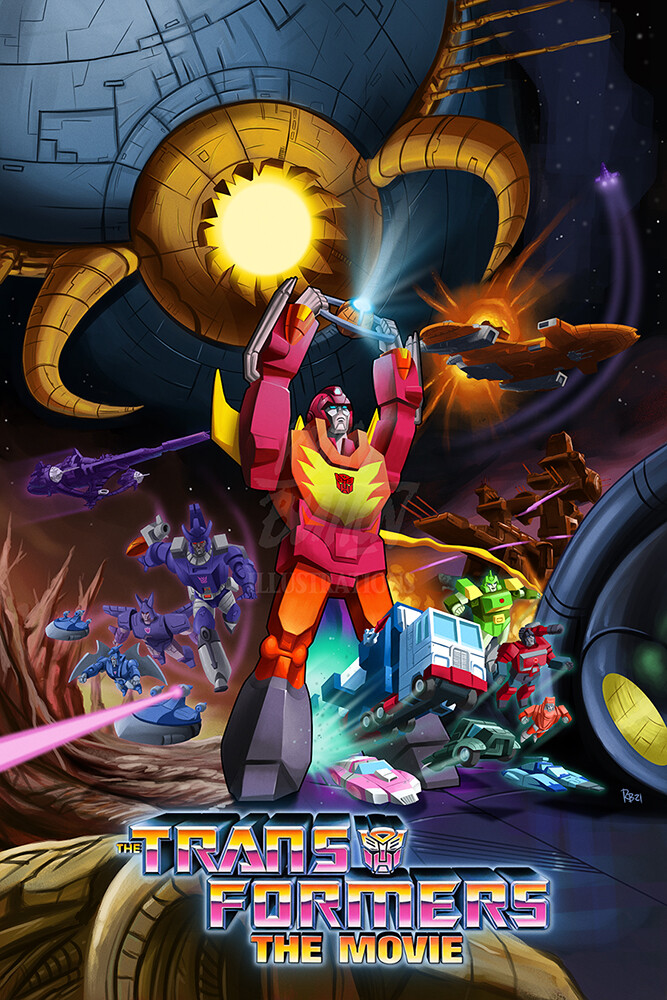 Transformers Movie Poster 1986