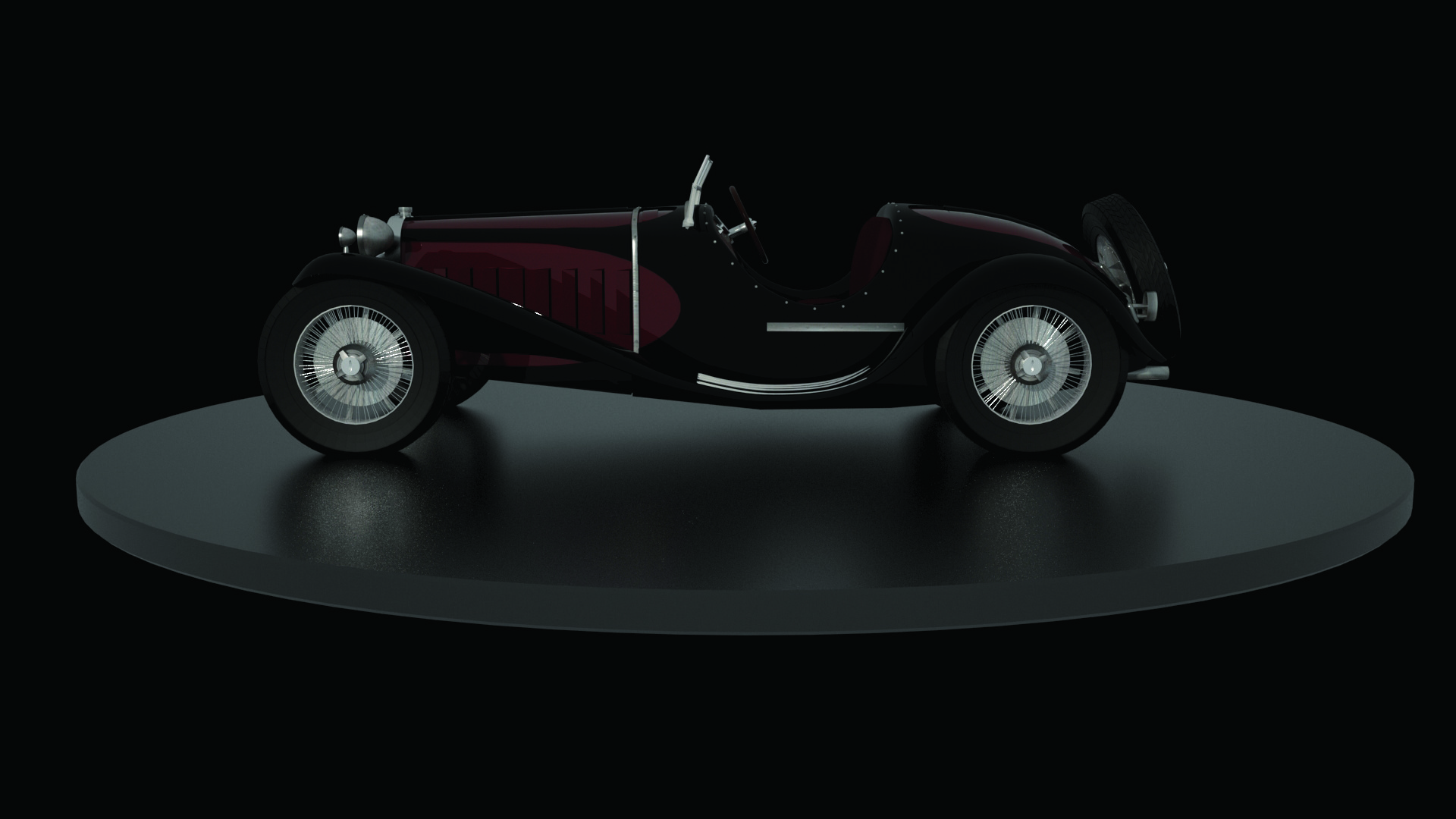 ArtStation - Bugatti Type 55 Roadster