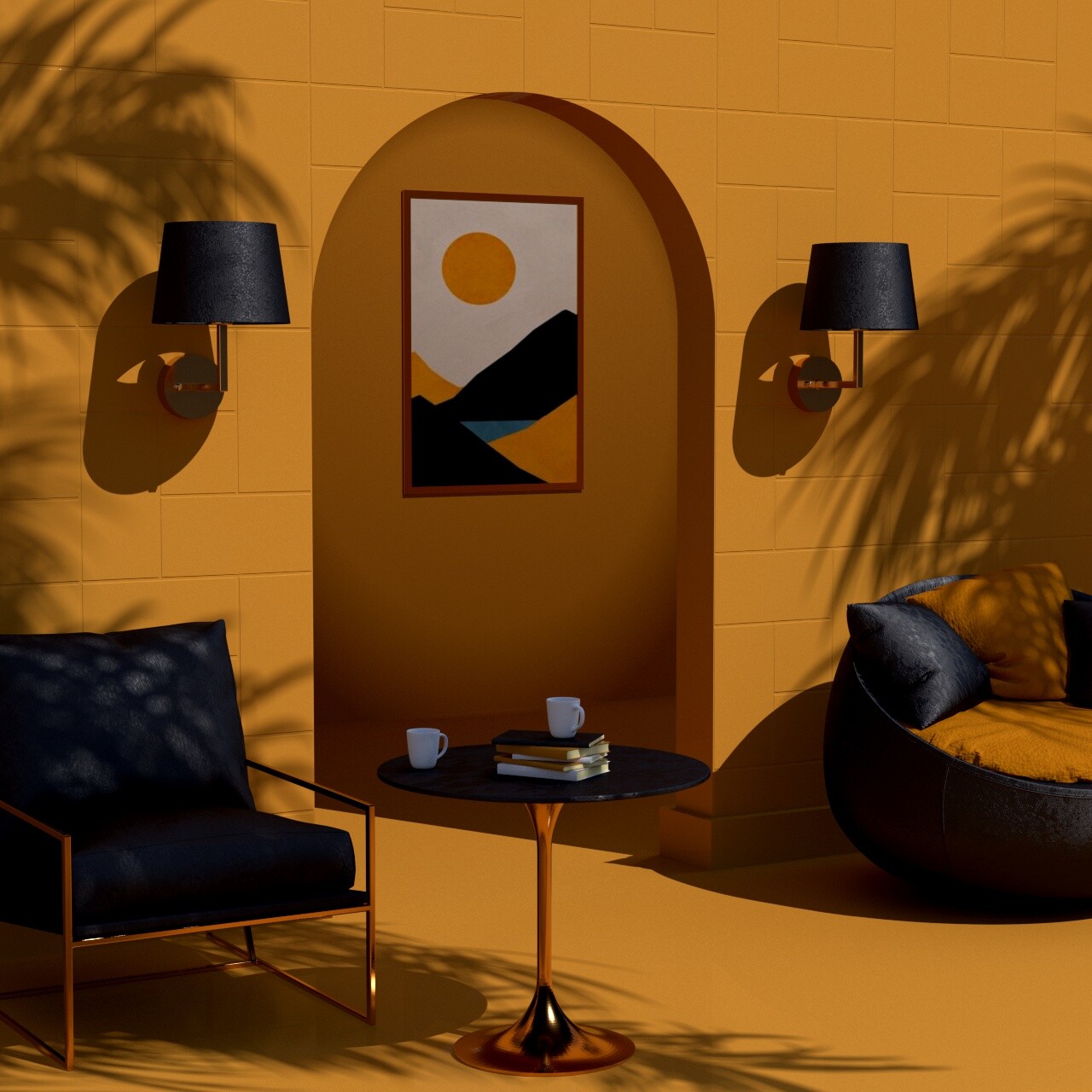 ArtStation - A 3D Architectural scene