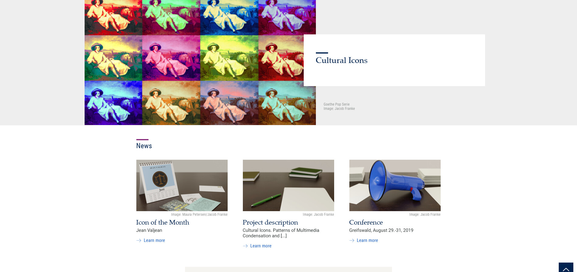 ArtStation - Desktop renders for academic website - "Cultural icons"