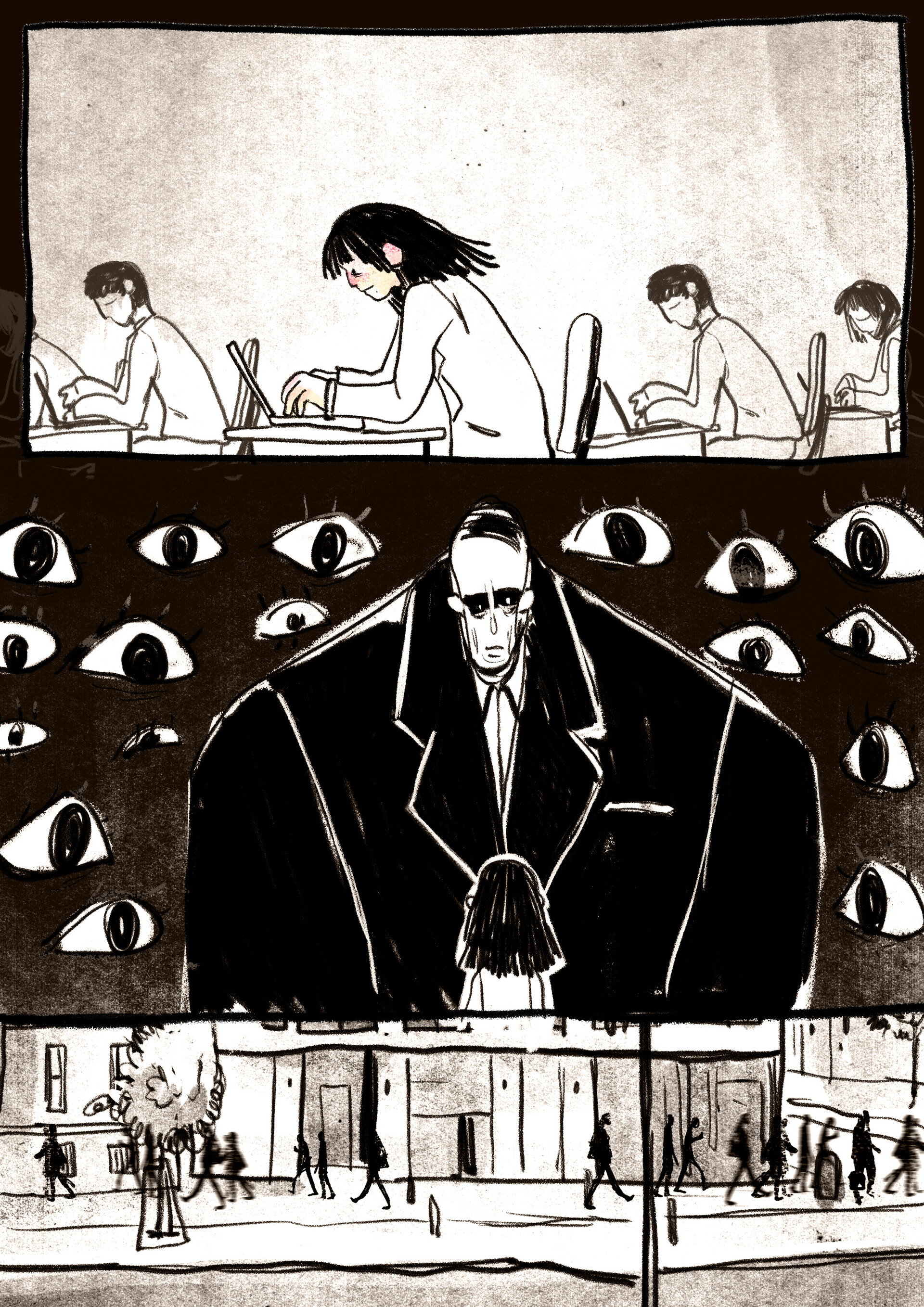 ArtStation - Uni degree work - Kintsugi comic (sketches to final)