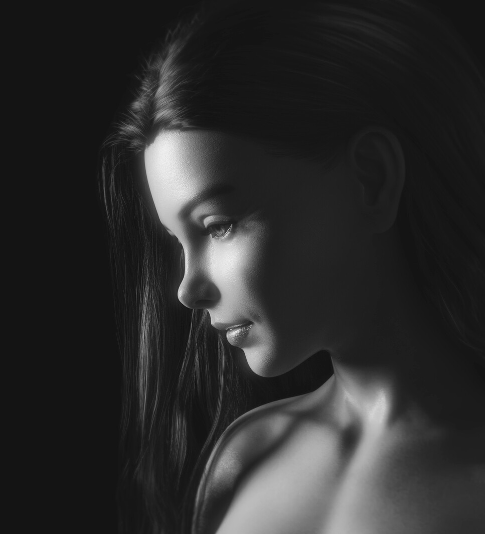 ArtStation - Low Key Portrait
