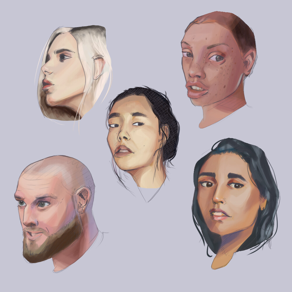 ArtStation - Head Study