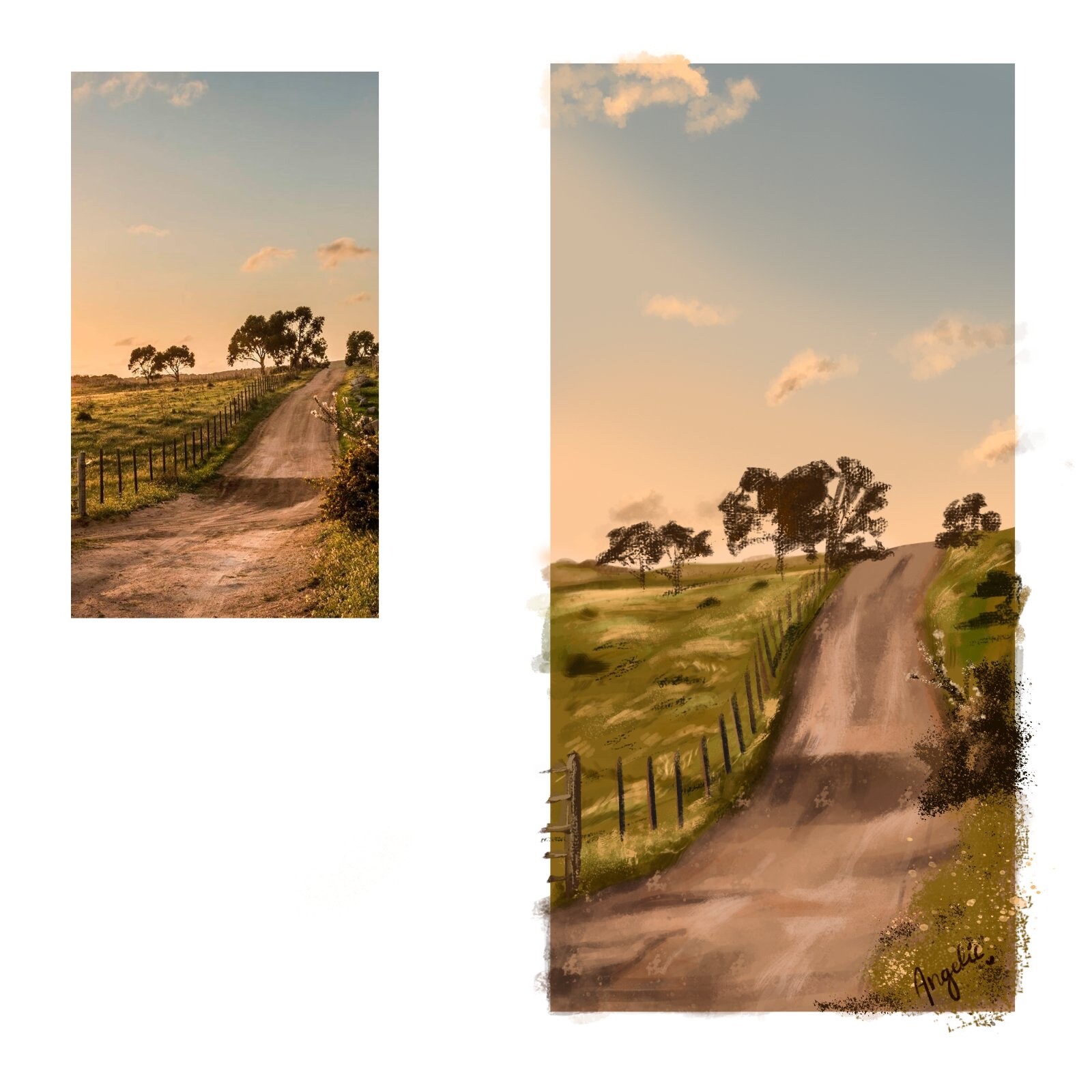 ArtStation - old road