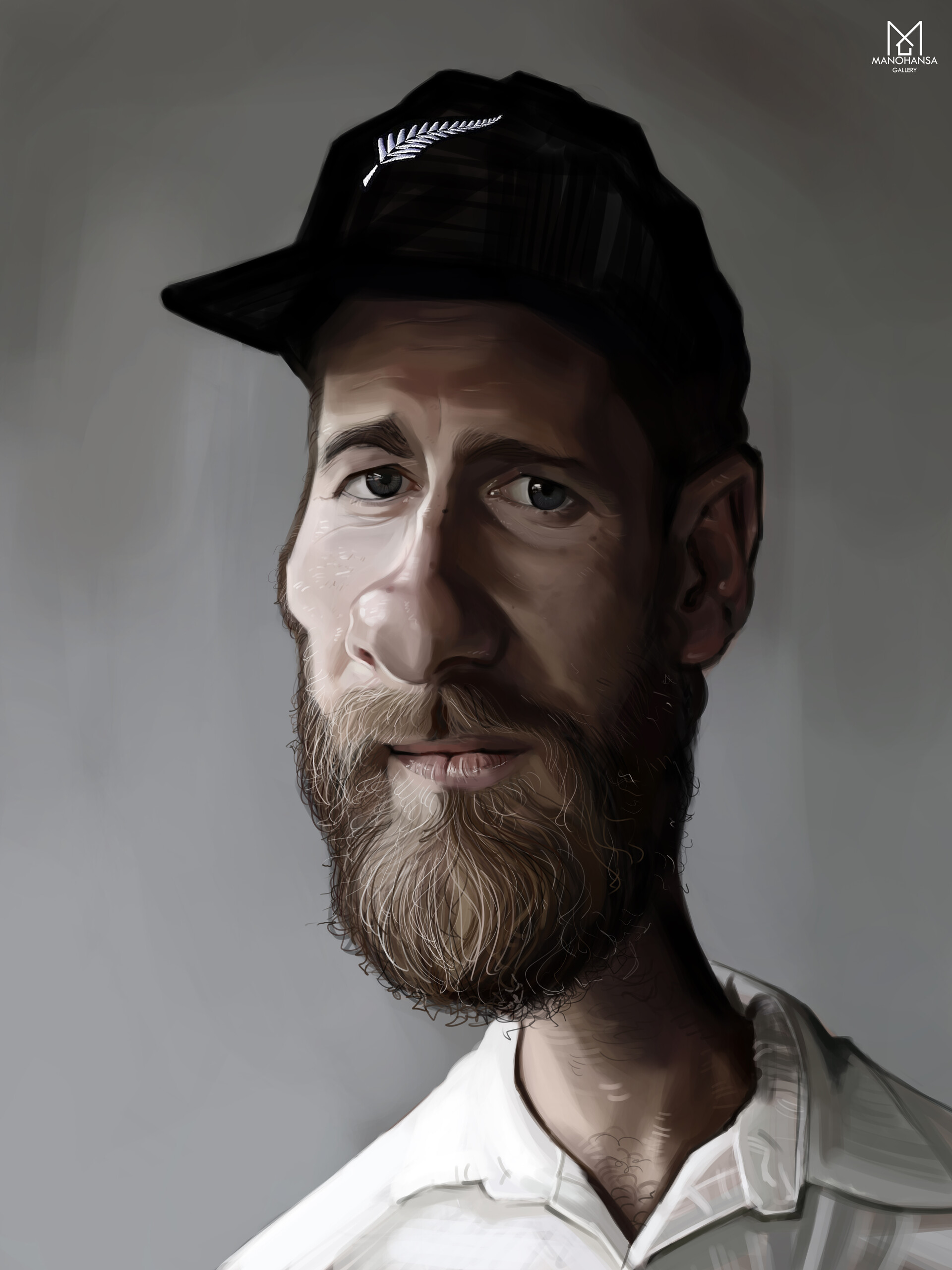 ArtStation - Caricature of Kane Williamson