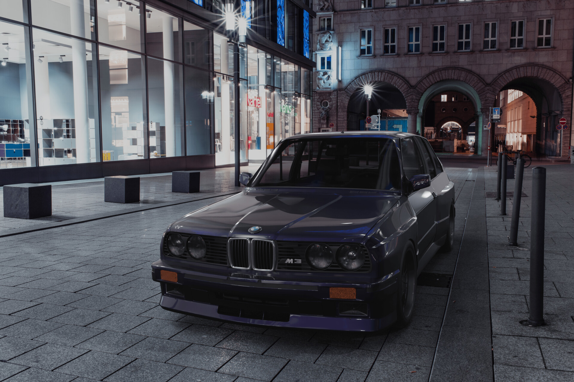 ArtStation - BMW M3 E30 2 Door Touring