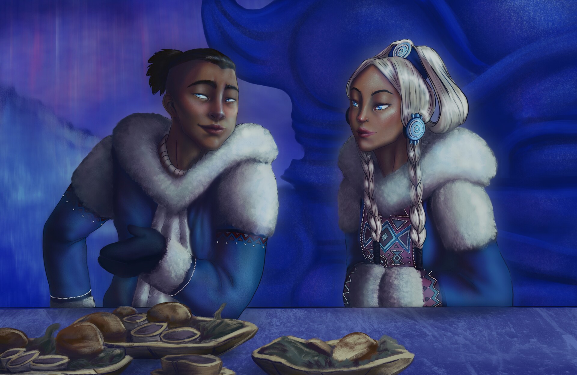 Avatar The Last Airbender Yue And Sokka