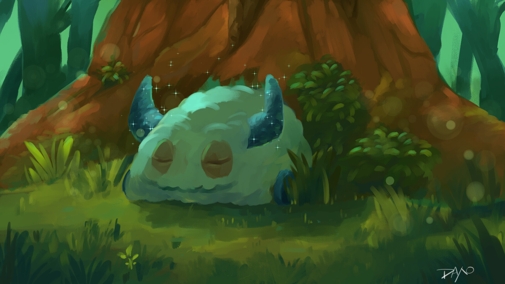 ArtStation - Gobball napping in Amakna Forest