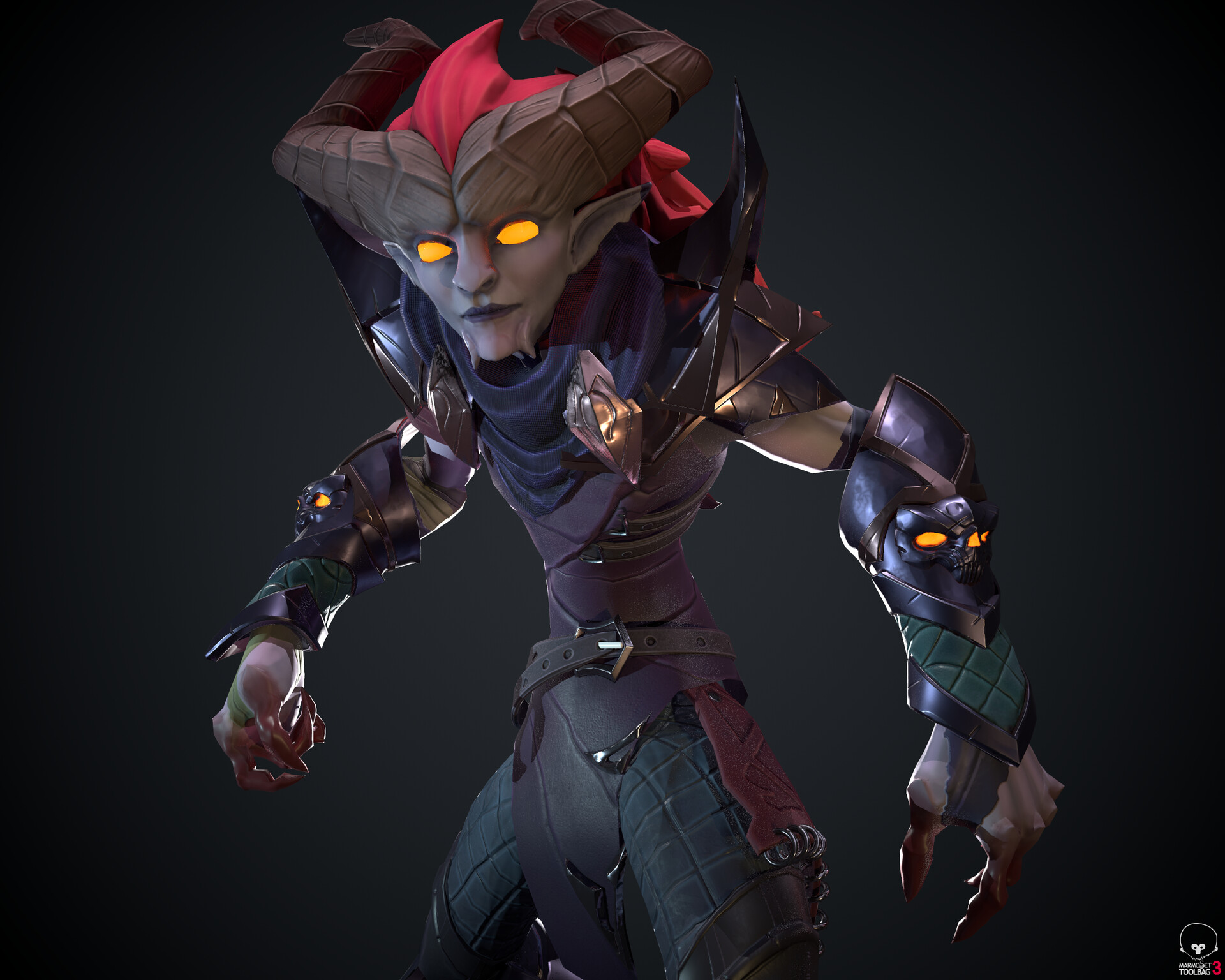 ArtStation - Demonic Goblin (Real time)