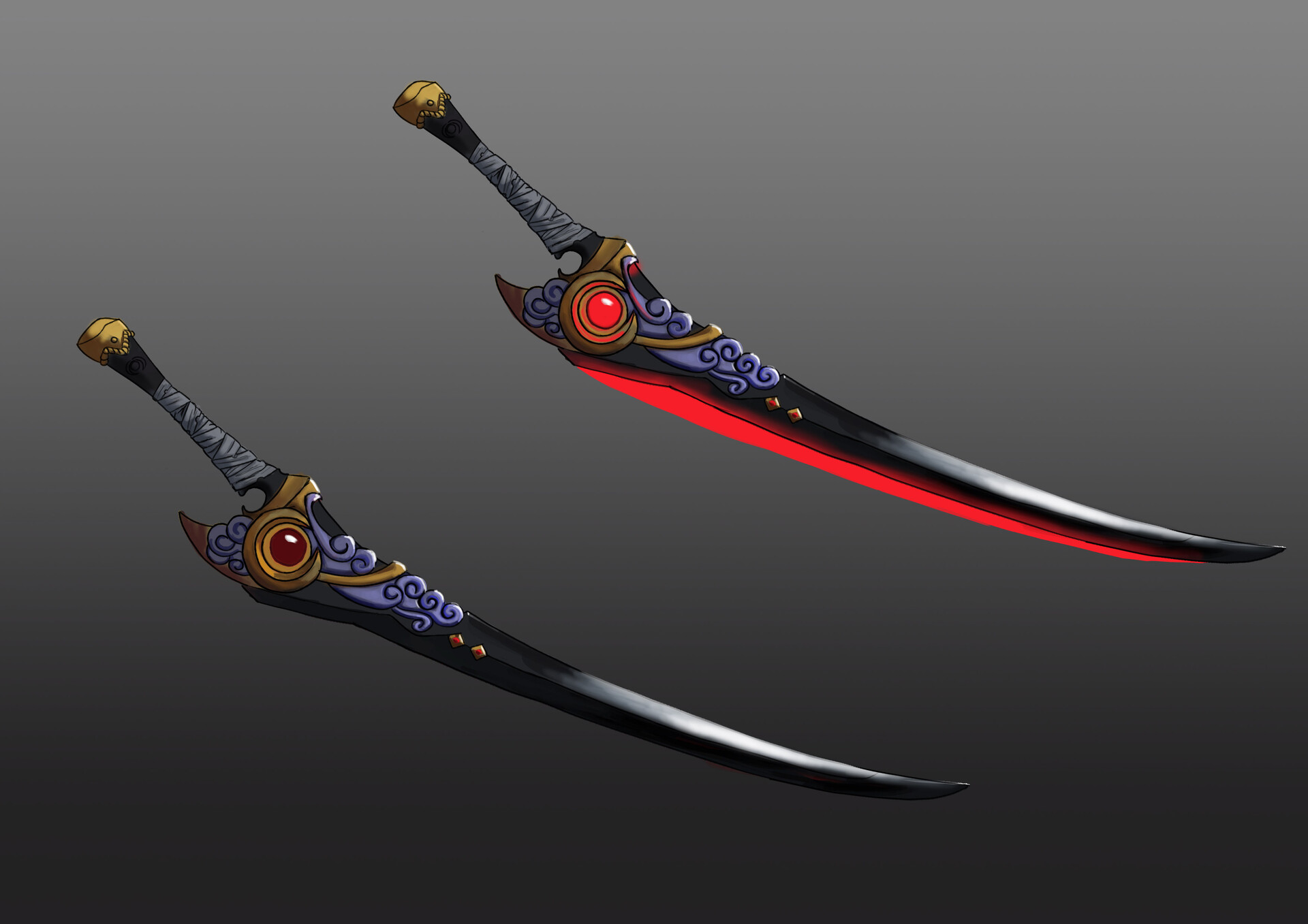 LufiArt - Blood moon odachi