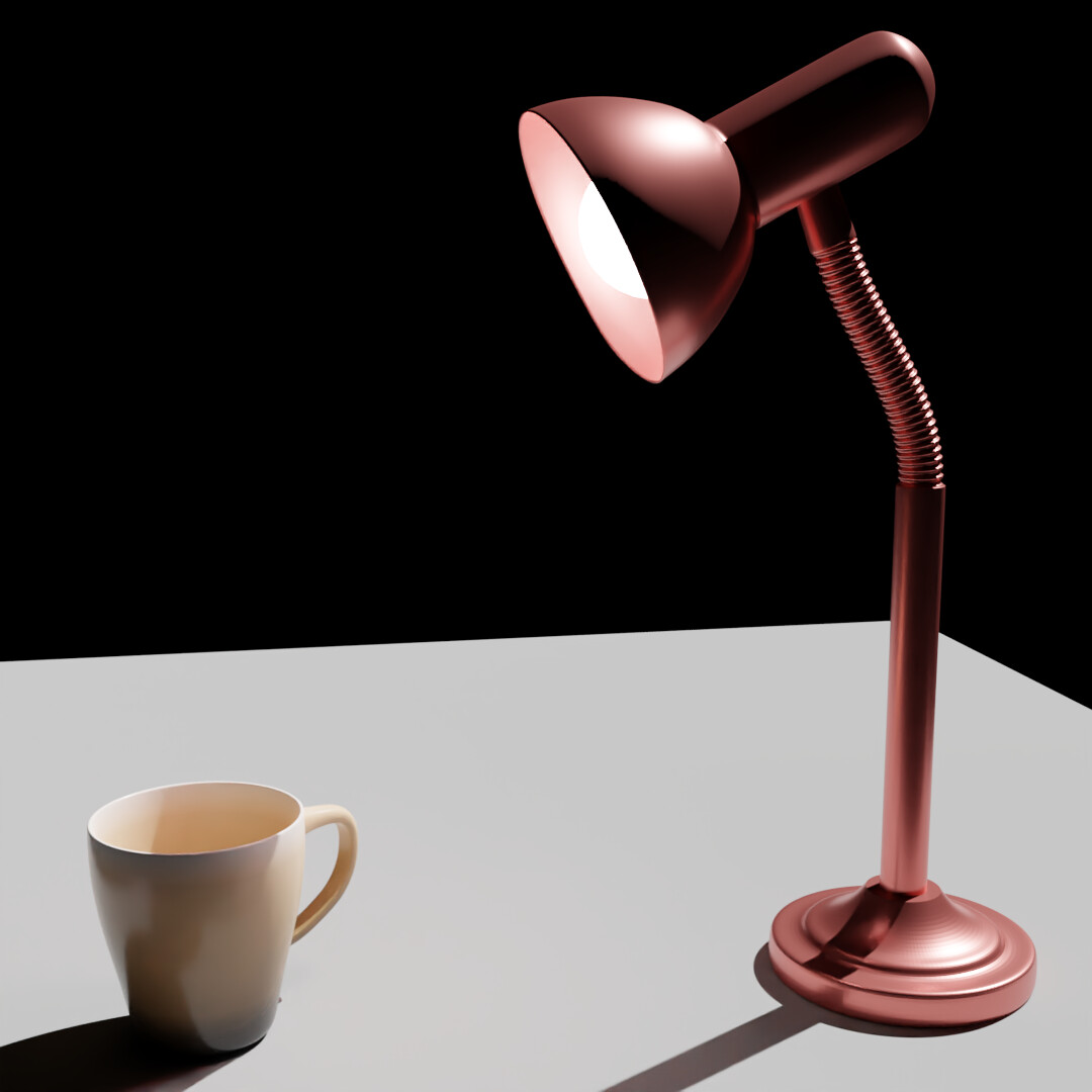 ArtStation - Lamp + Mug