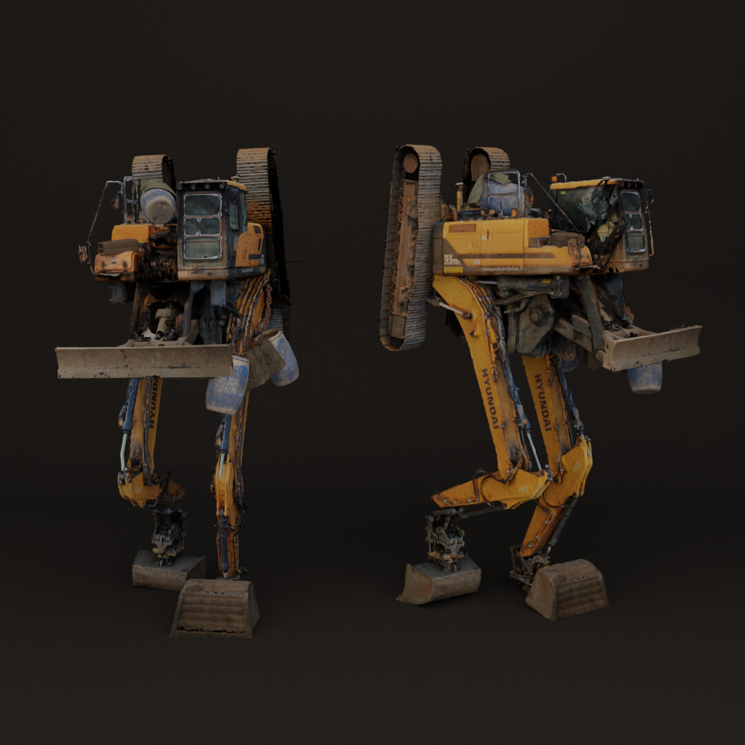 ArtStation - Excavator Mech