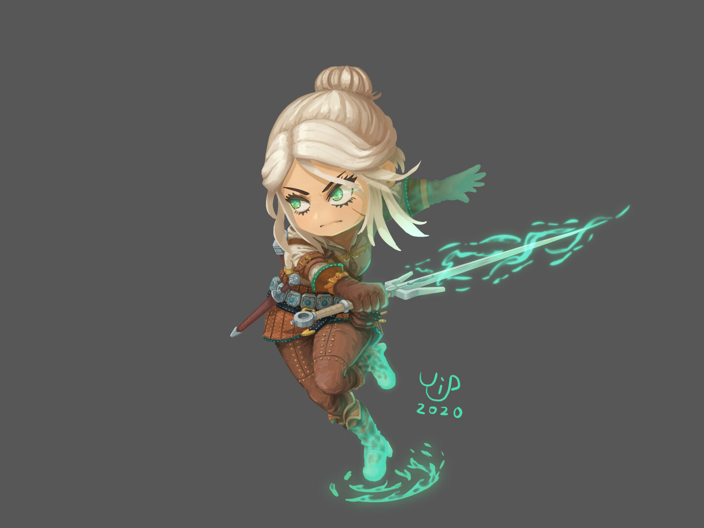 ArtStation - Fanart: Ciri Chibi