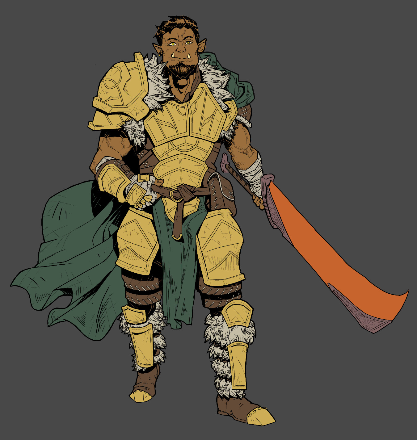 ArtStation - Orc Paladin of the Ancients