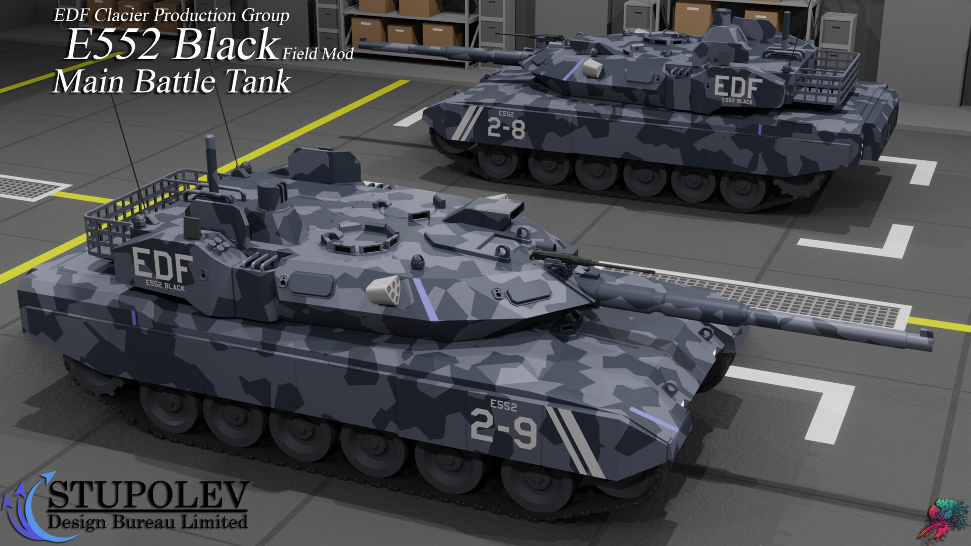 Stupolev - [COMMISSION] E552 Black MBT