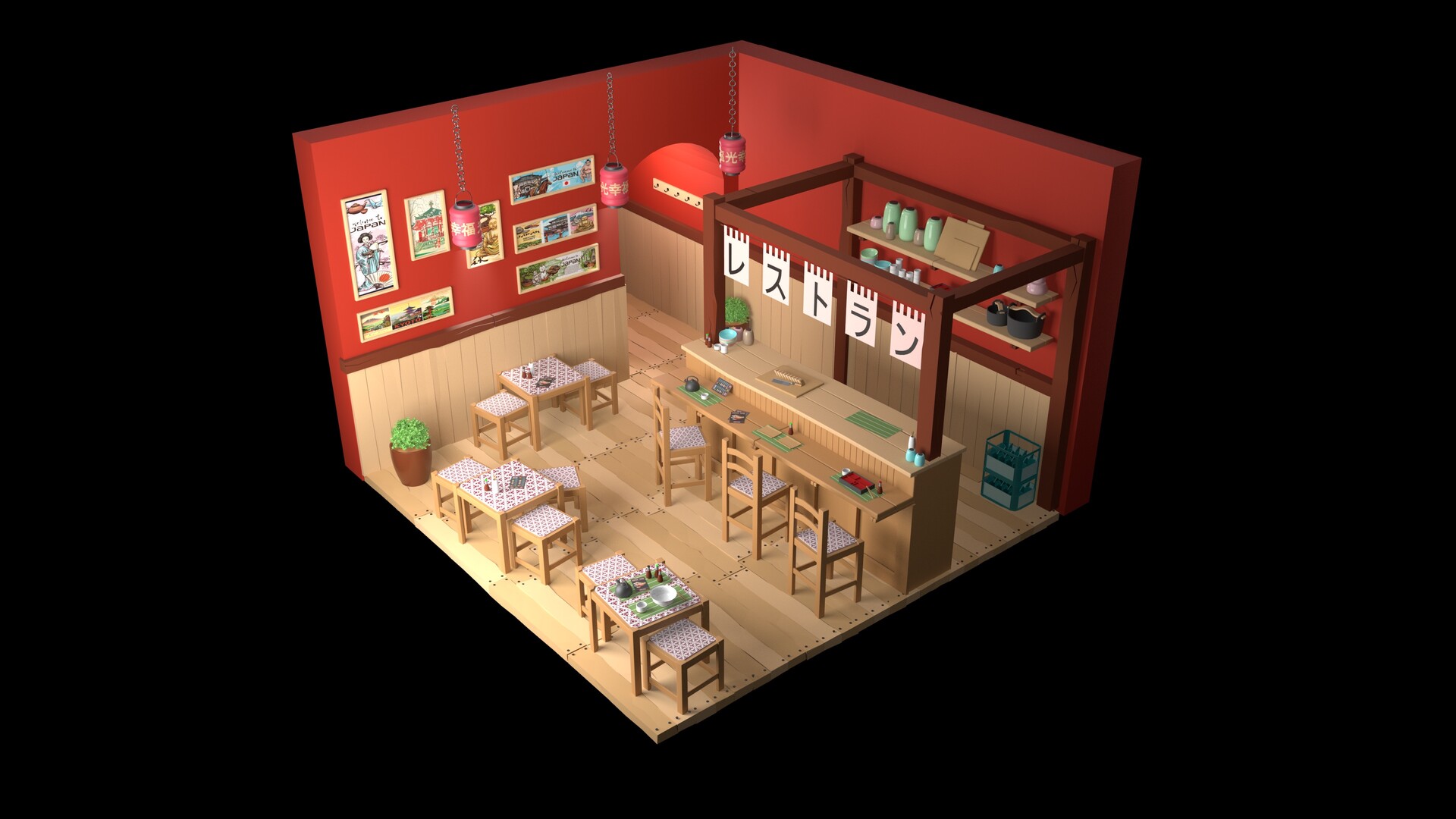 ArtStation - Japanese Restaurant